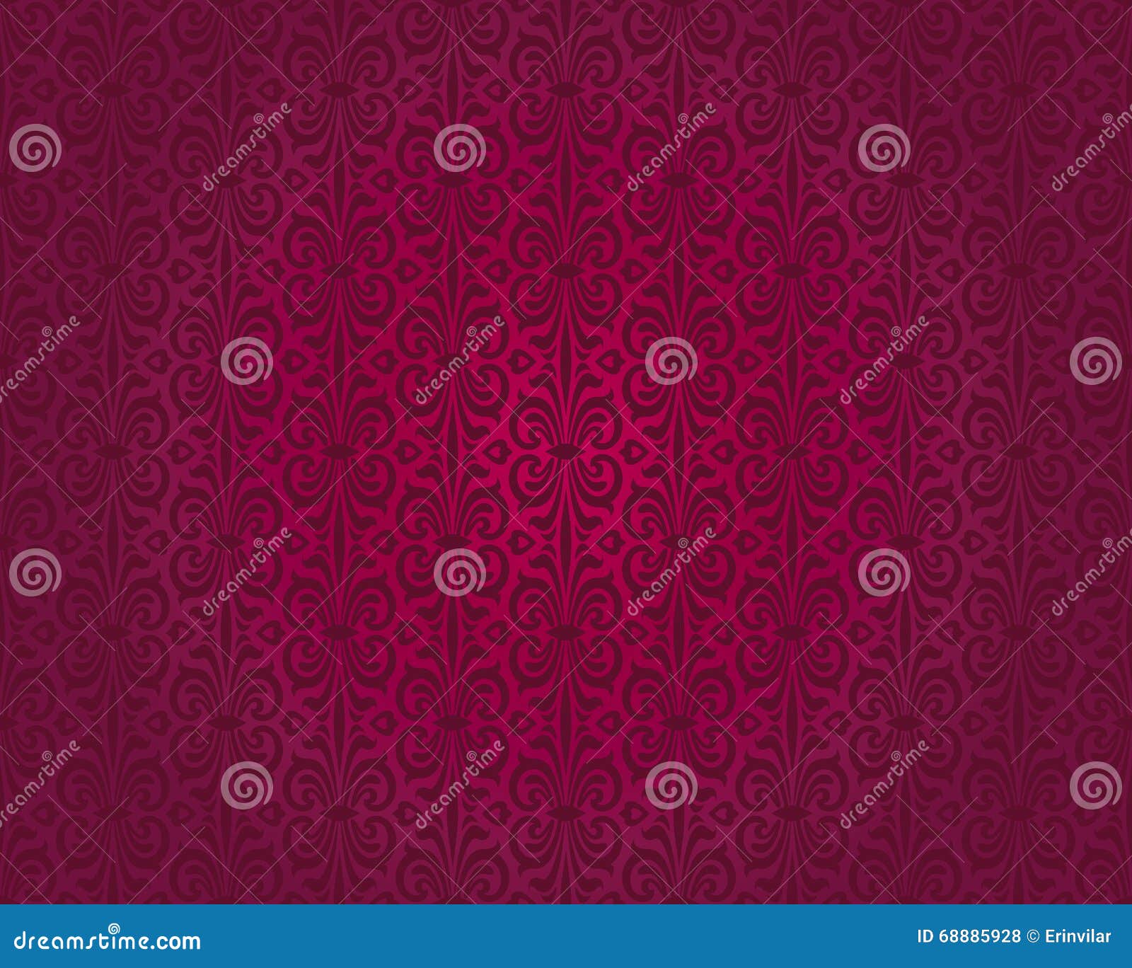 Red Vintage Wallpaper Pattern Vector Background Design Stock Vector - Illustration of repeating ...