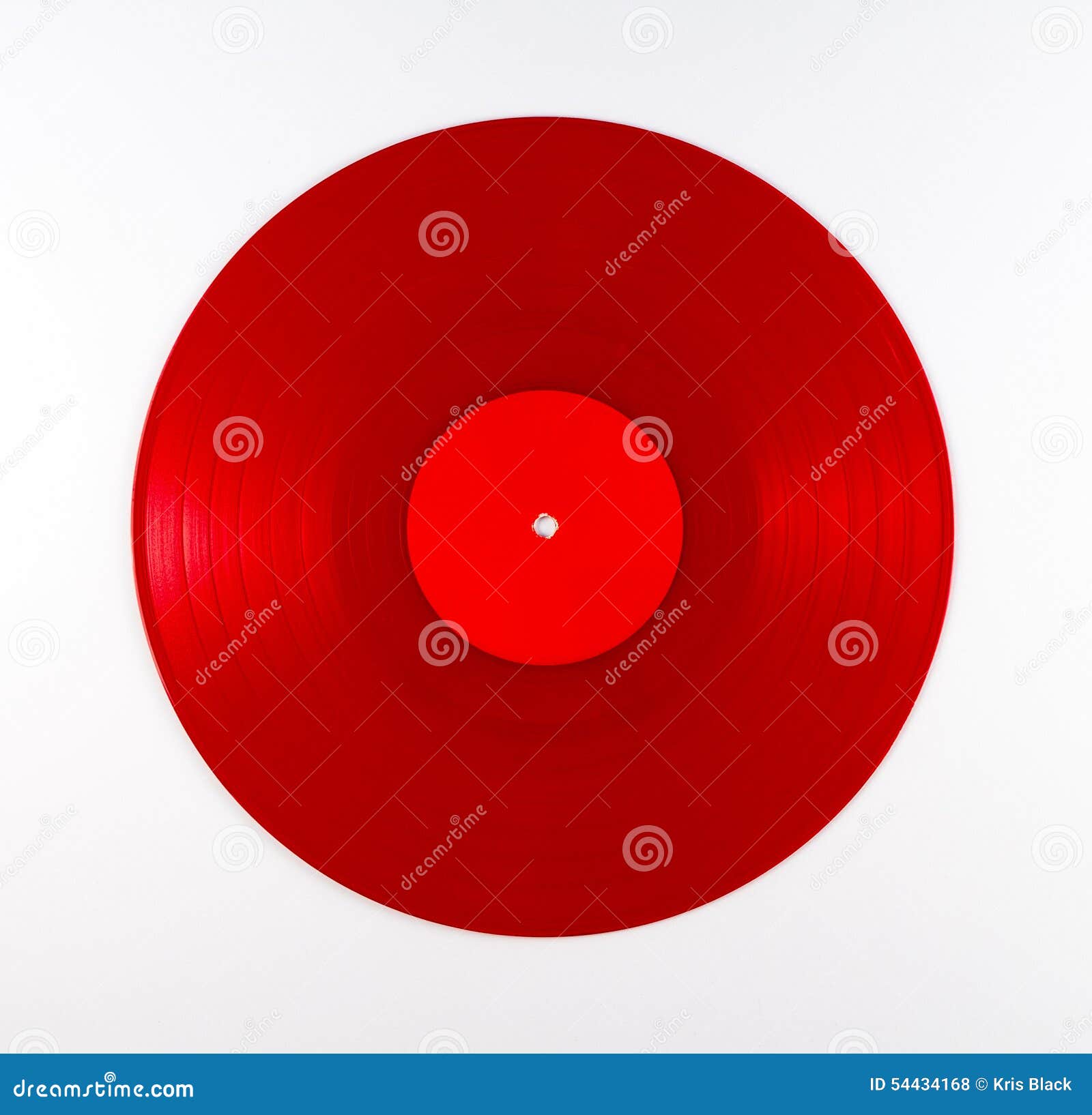 Red Vinyl Record Album stock photo. Image of phonograph - 54434168