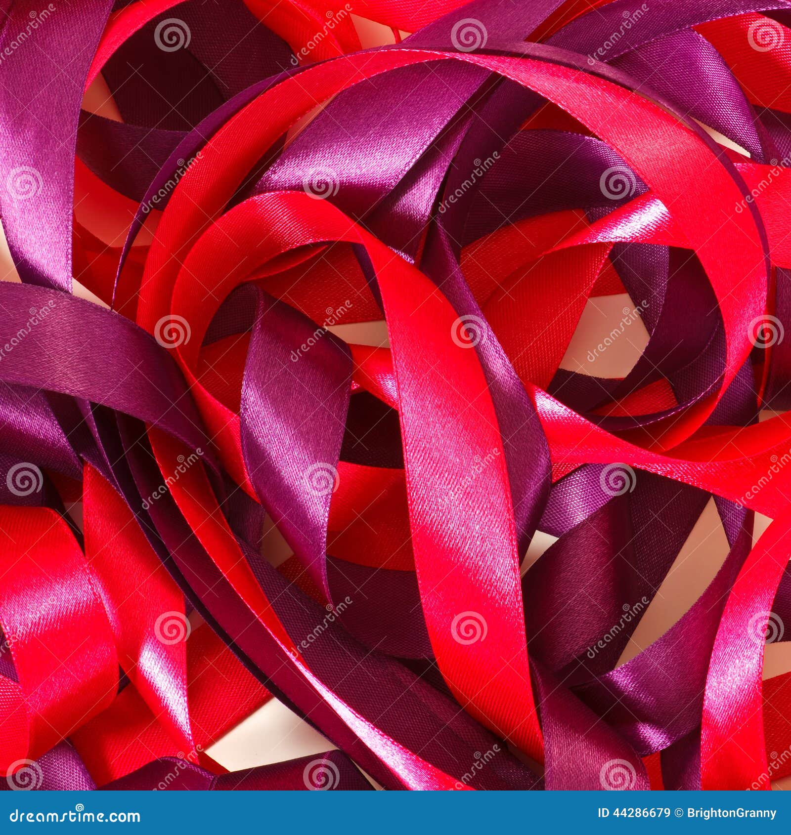 Red and violet ribbons stock image. Image of abstract - 44286679