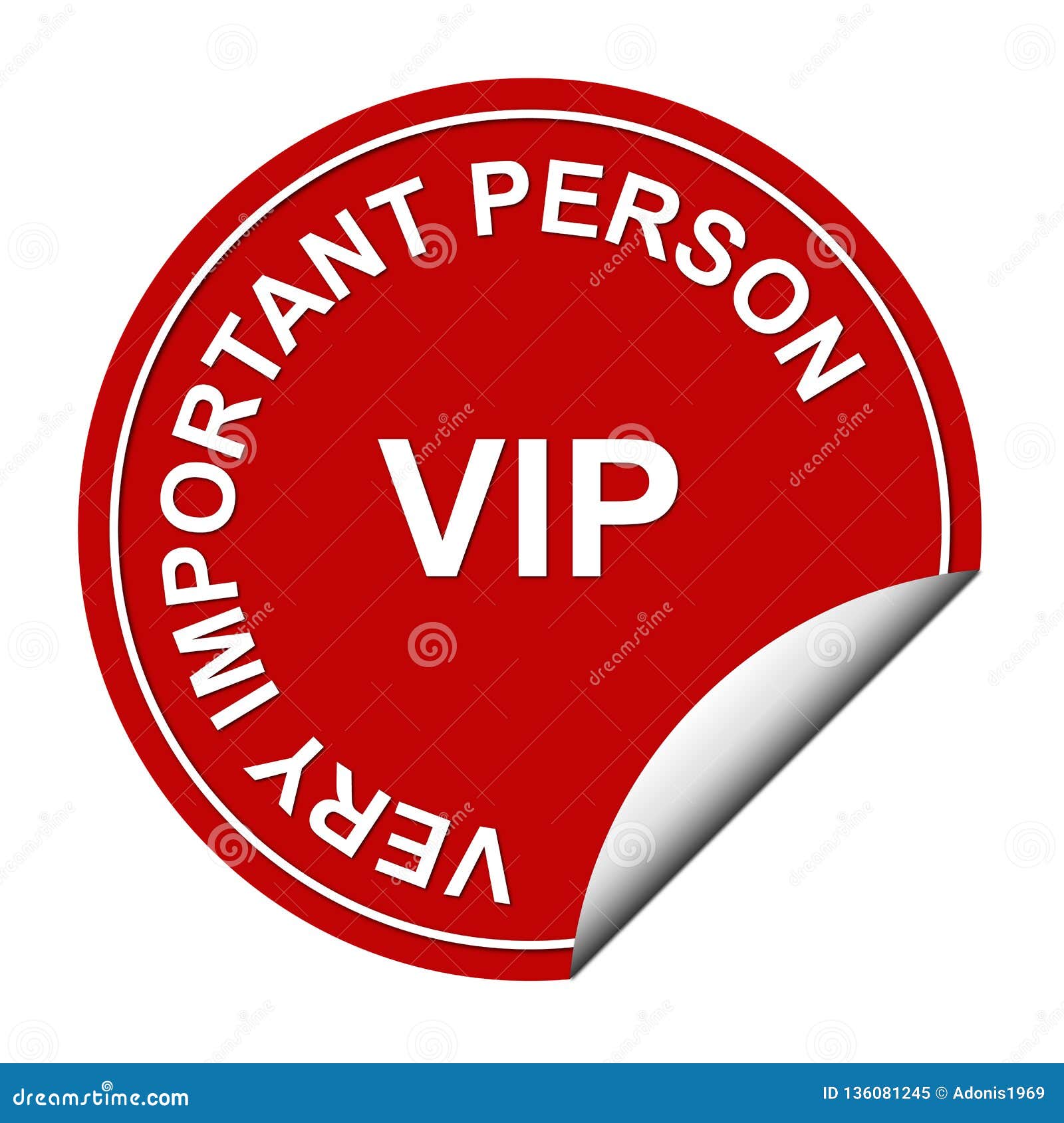 VIP sticker stock illustration. Illustration of logo - 136081245