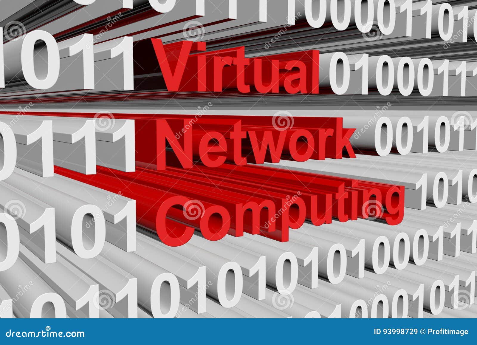 Red virtual que computa stock de ilustración. Ilustración de escritorio ...