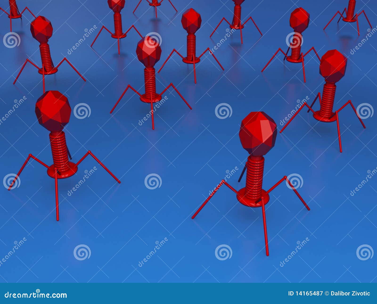 Red virus stock illustration. Illustration of infection - 14165487