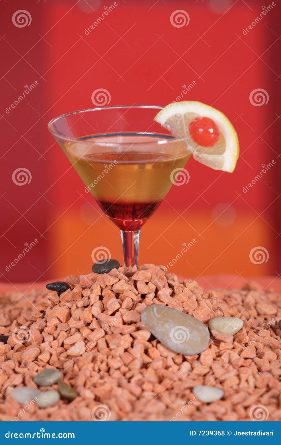 Red volcano cocktail stock photo. Image of style, shaker - 7239368