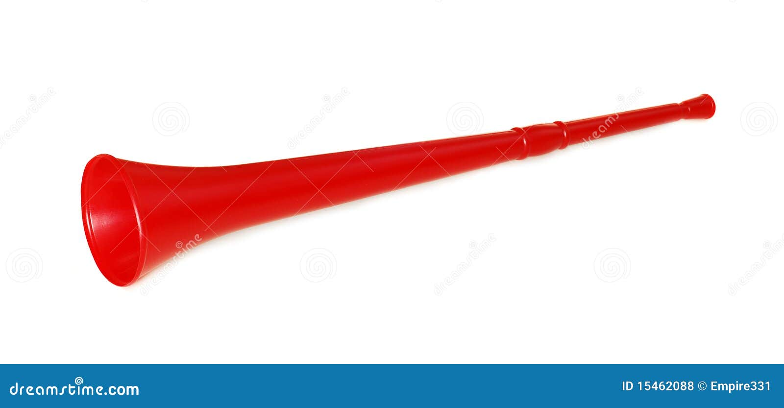 Red vuvuzela stock photo. Image of africa, instrument - 15462088