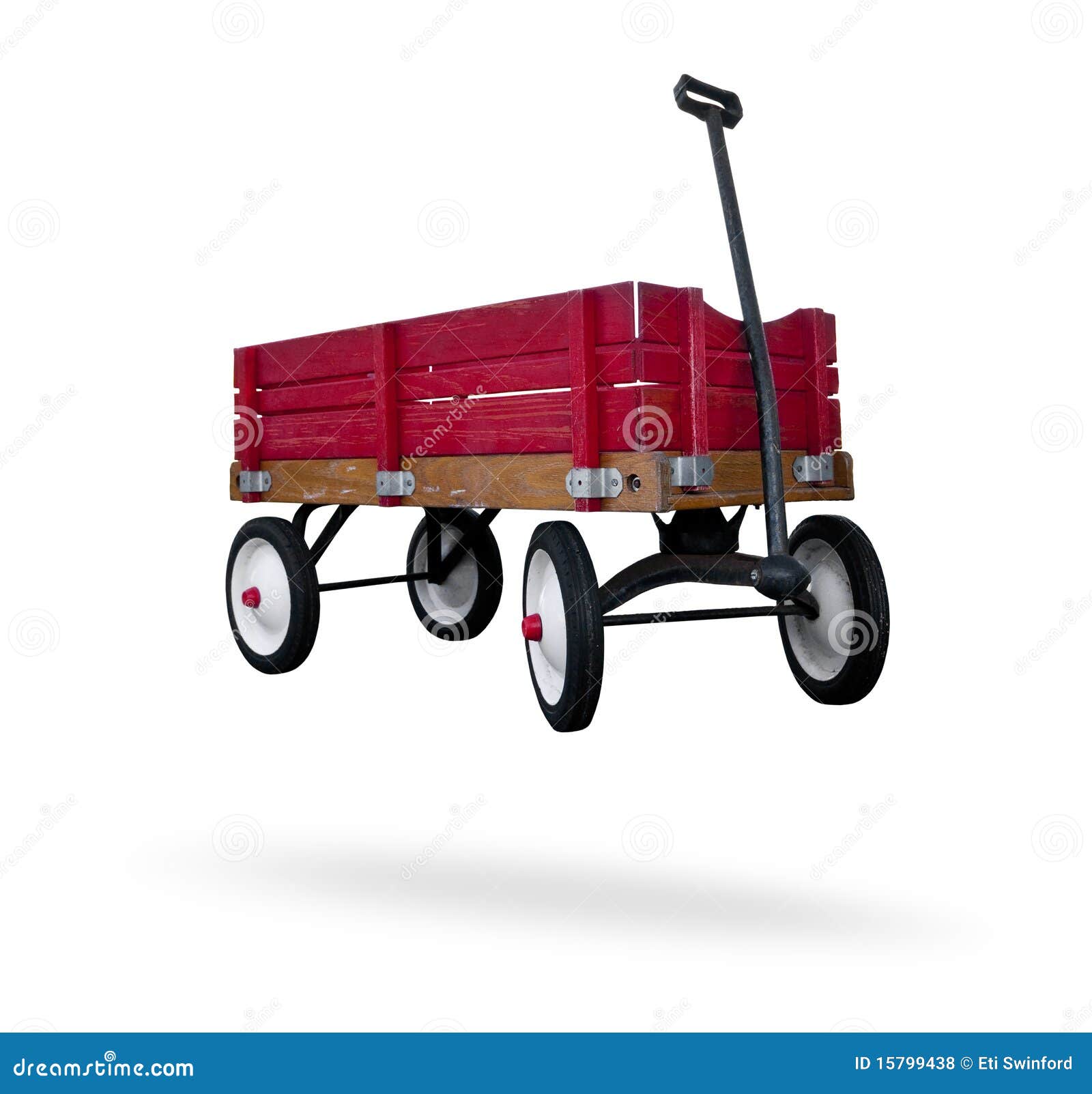 Red wagon stock photo. Image of radio, white, flyer, isolated - 15799438