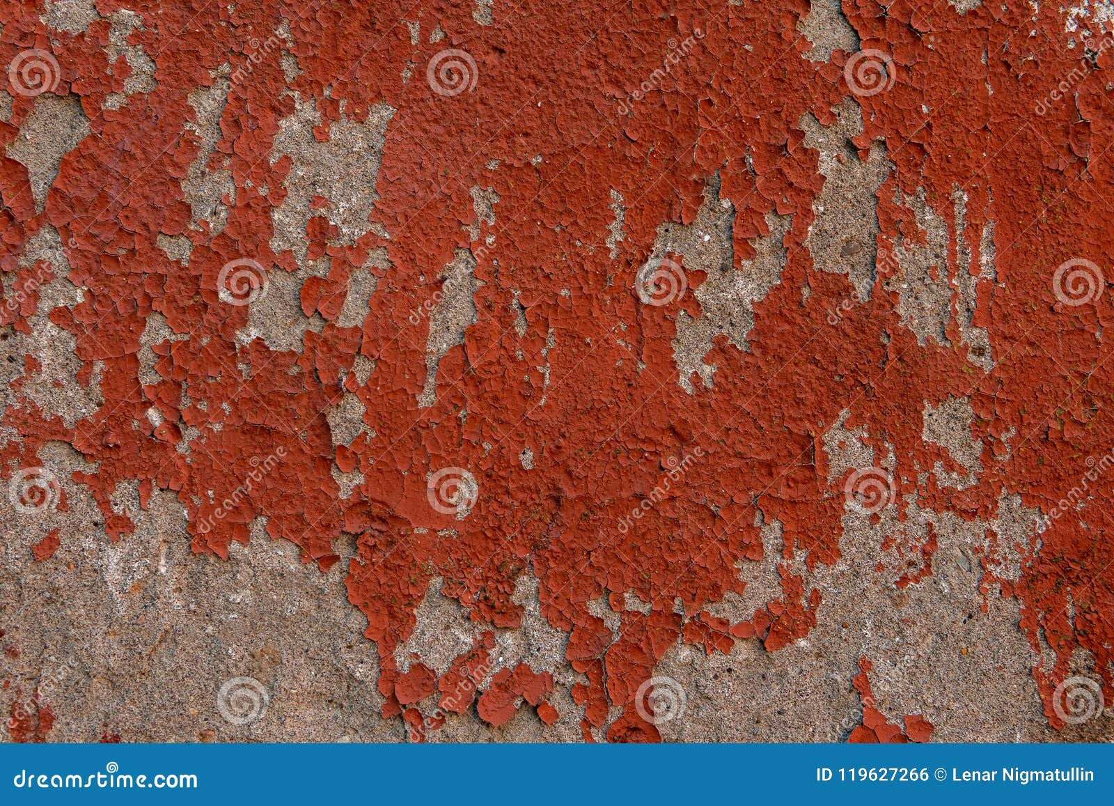 Red Wall Background with Withered Paint. Old Plaster Texture Stock ...