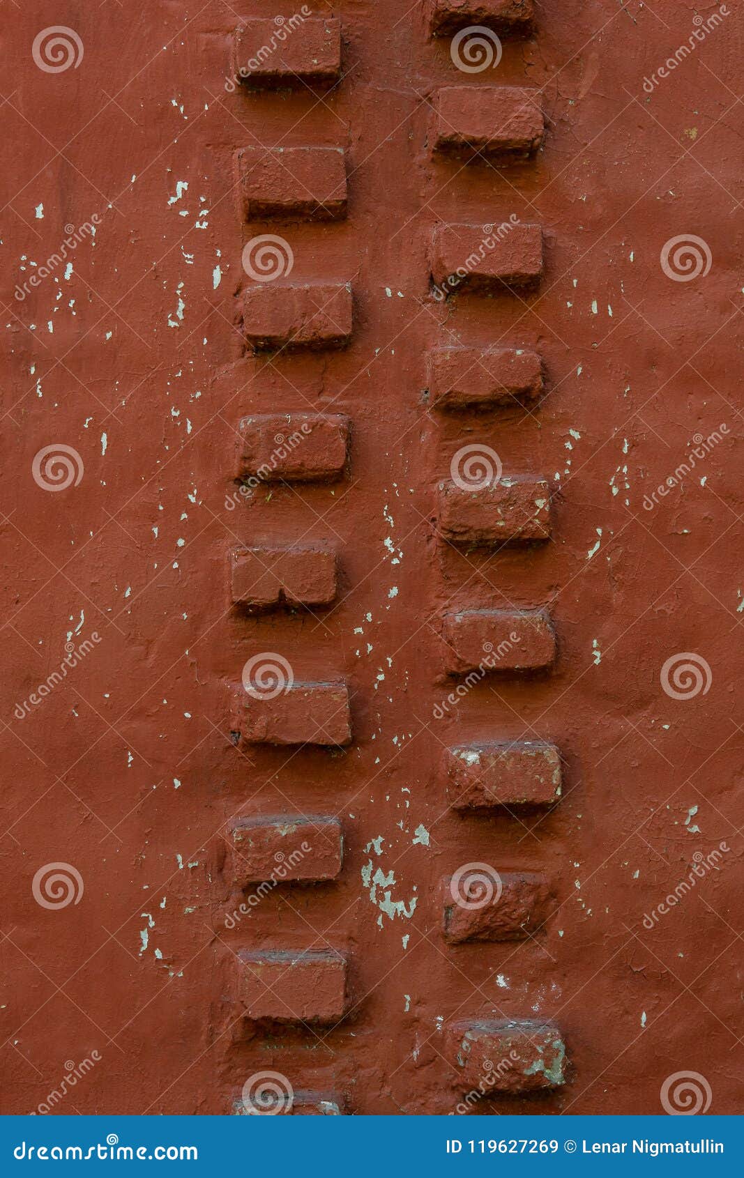 Red Wall Background with Withered Paint. Old Plaster Texture Stock ...