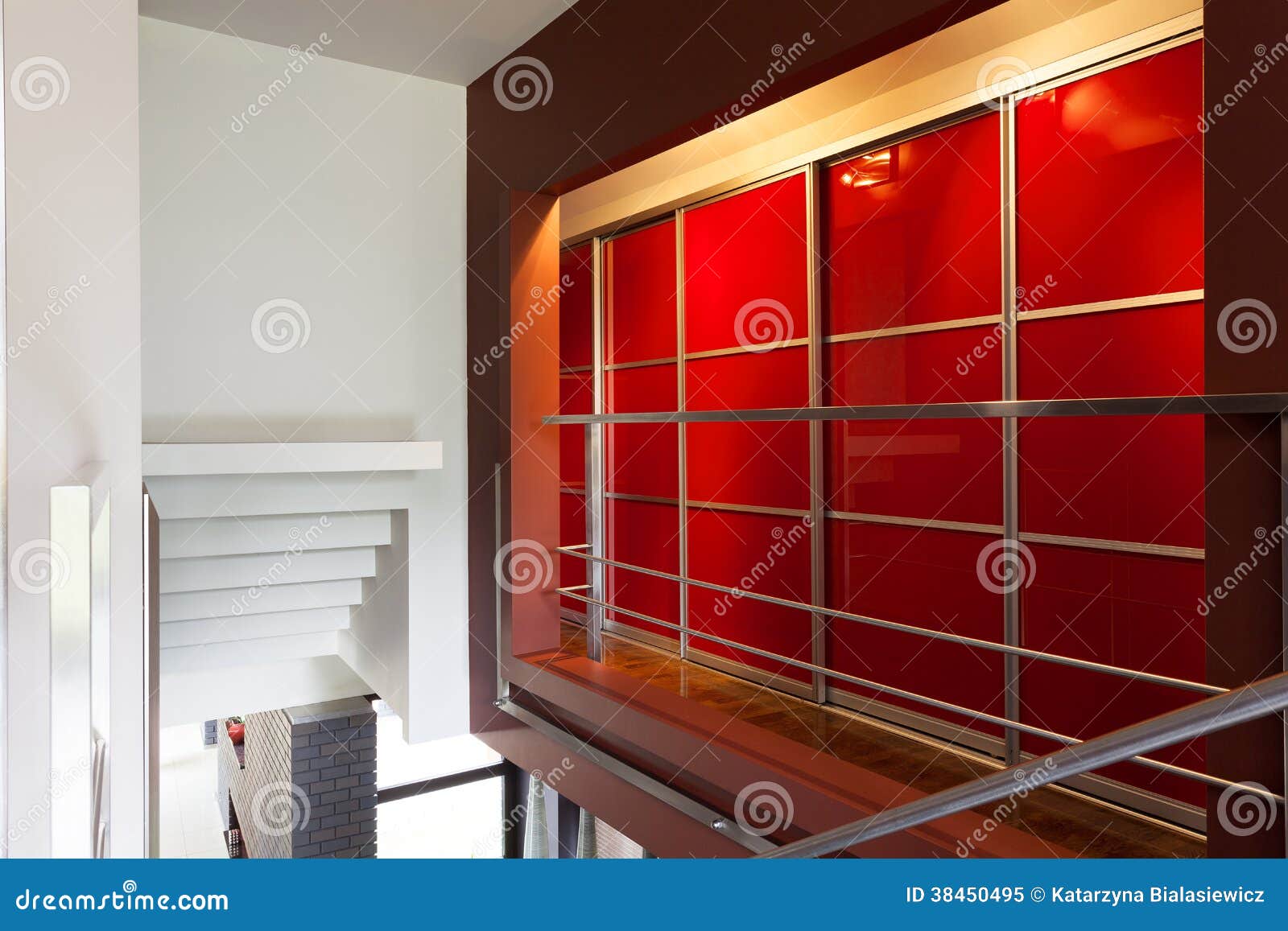Red wardrobe stock image. Image of metal, hall, home - 38450495