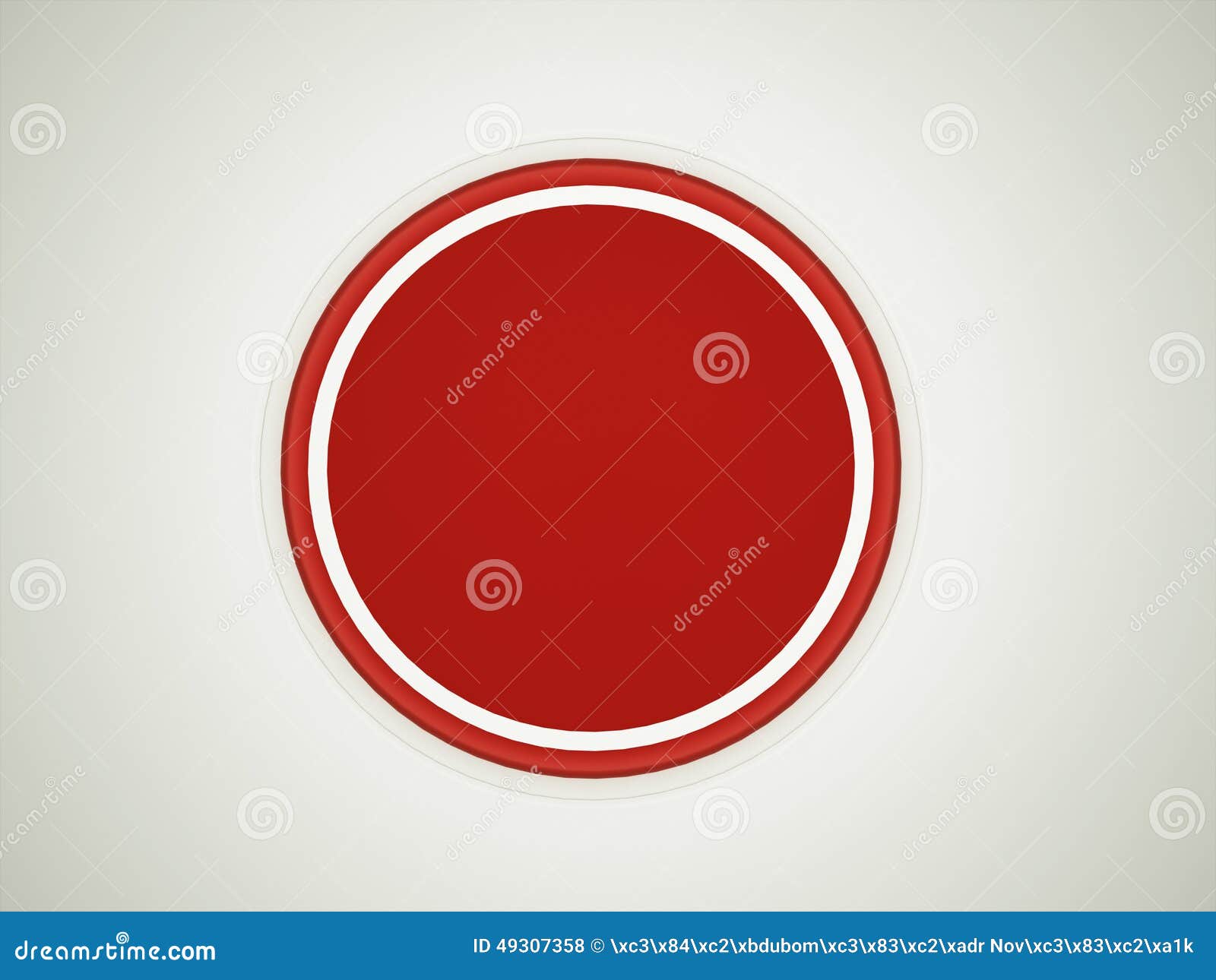 Red warning button stock illustration. Illustration of reflection ...