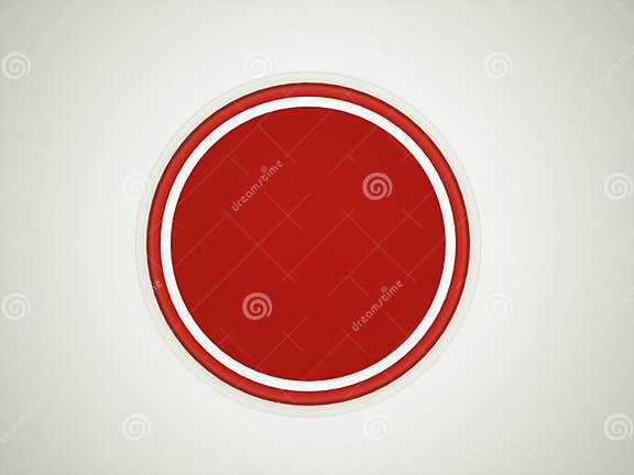 Red warning button stock illustration. Illustration of reflection ...
