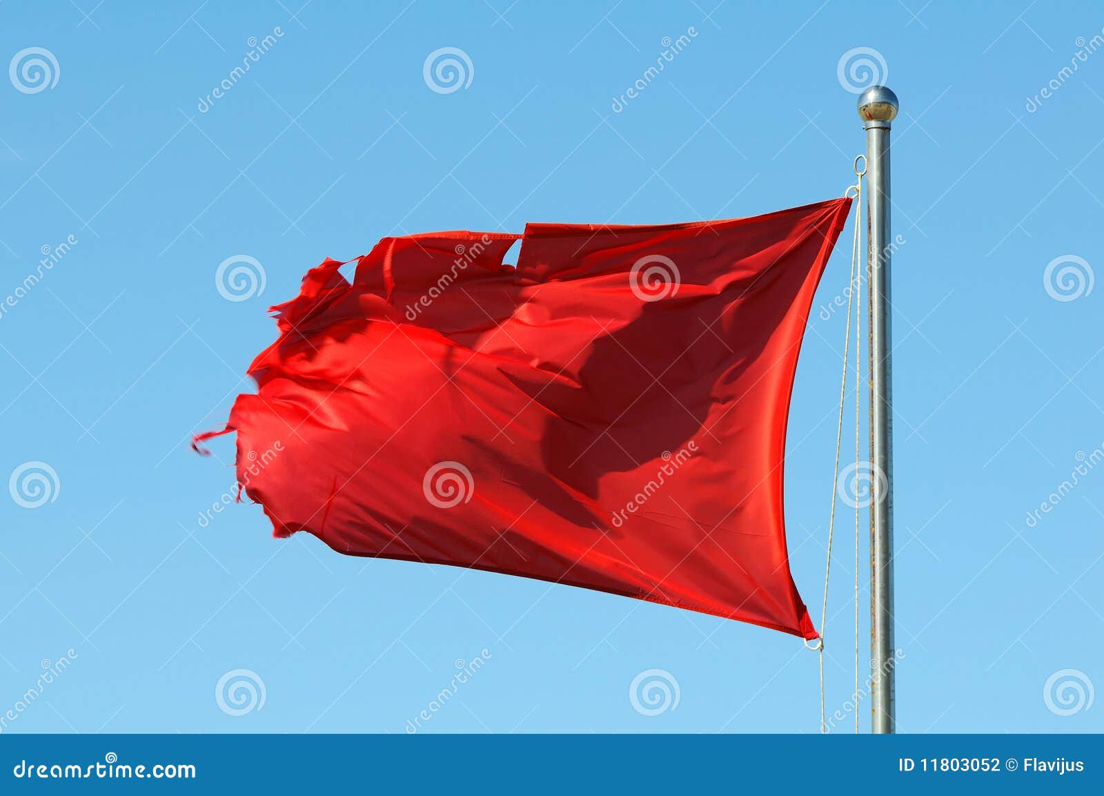 Red Warning Flag stock photo. Image of patrol, surf, caution - 11803052