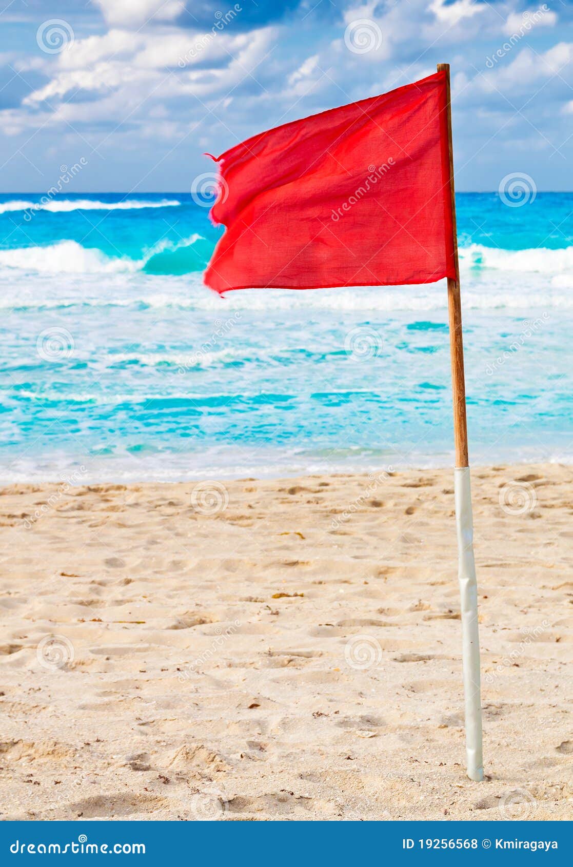 Warning Flag Stock Image | CartoonDealer.com #20366557