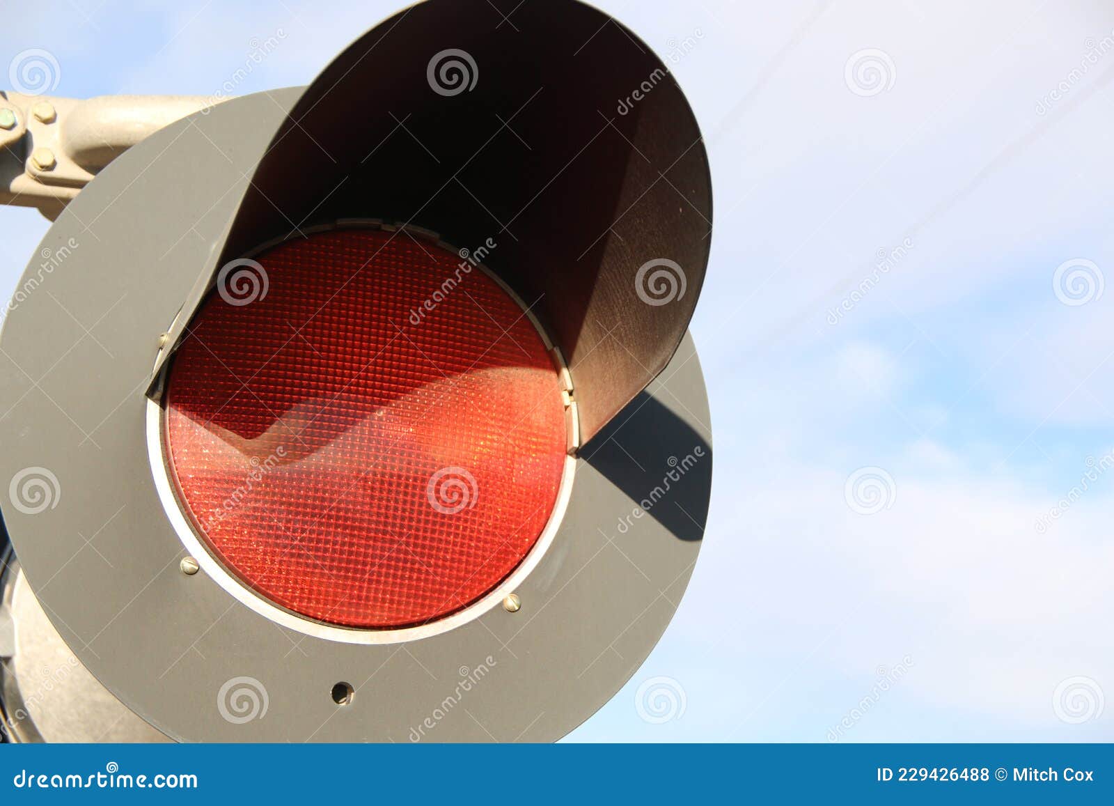 RR Xing Red Light stock photo. Image of round, xing - 229426488