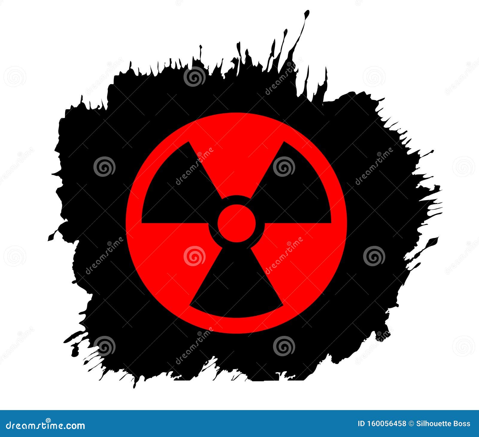 Red Warning Radioactivity Energy Symbol Stock Illustration ... Red Warning Radioactivity Energy Symbol Stock Illustration ...