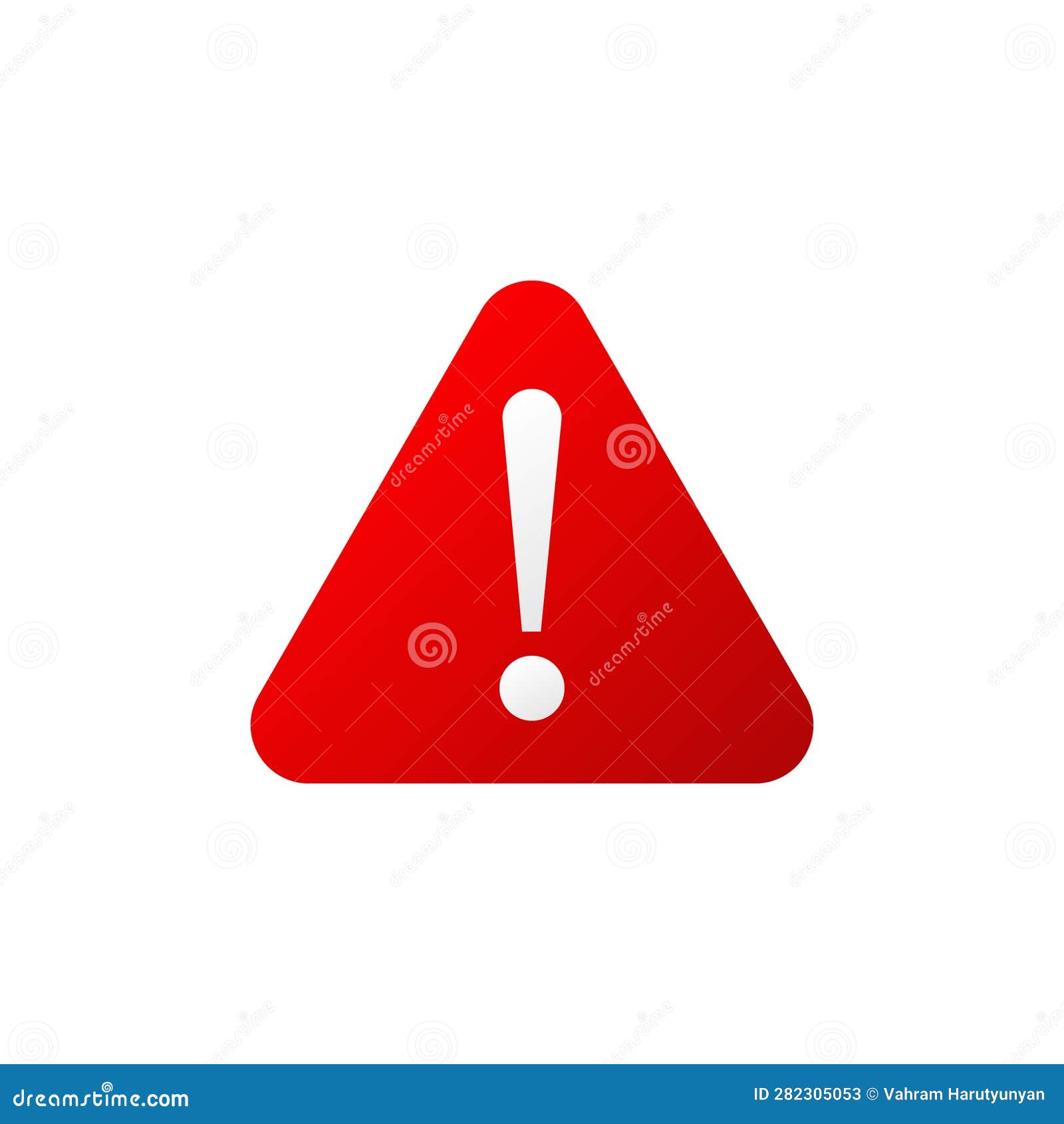 Red Warning Sign Eps 10 Vector Stock Vector - Illustration of mark ...