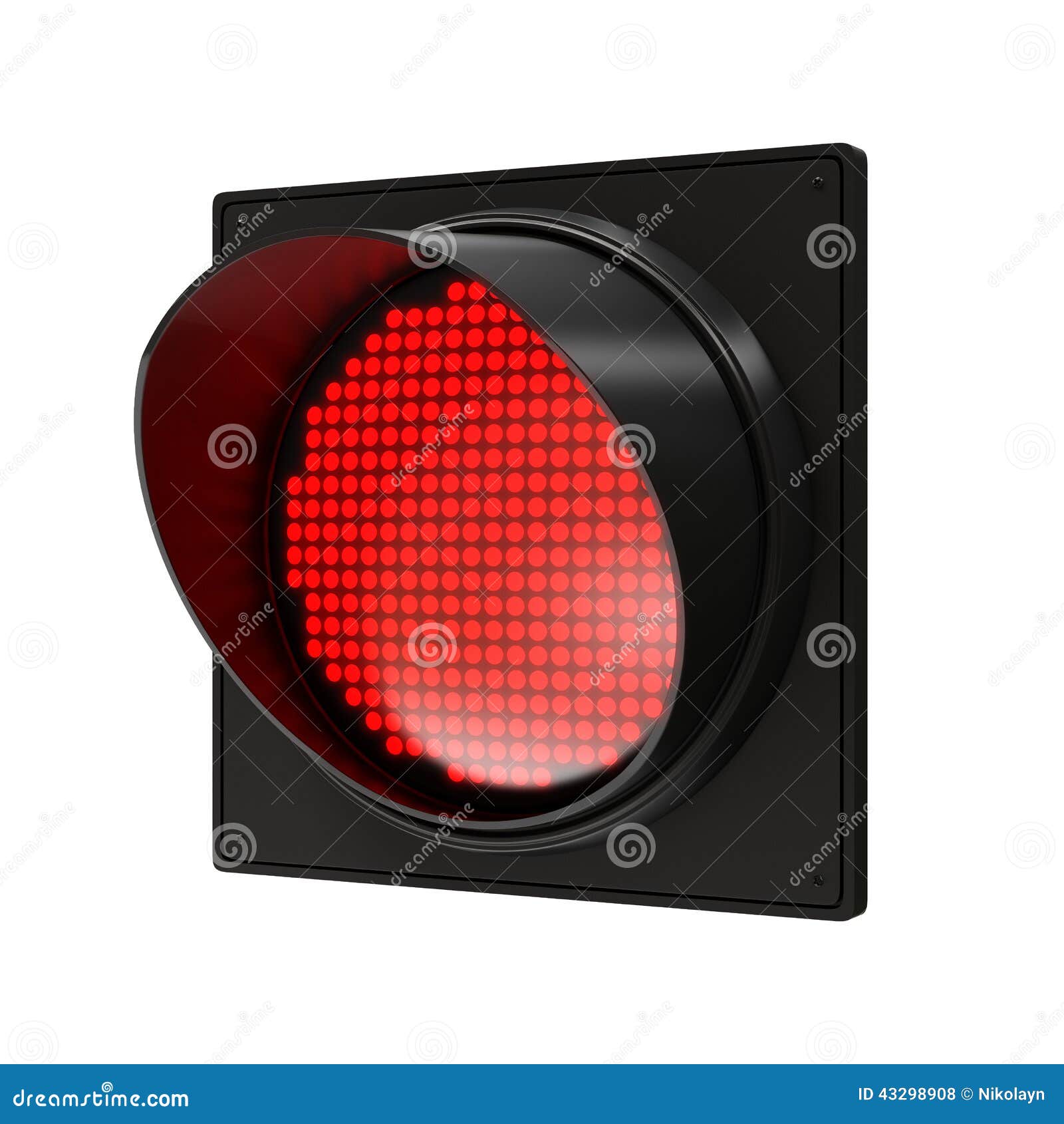 Red warning traffic light stock photo. Image of traffic - 43298908