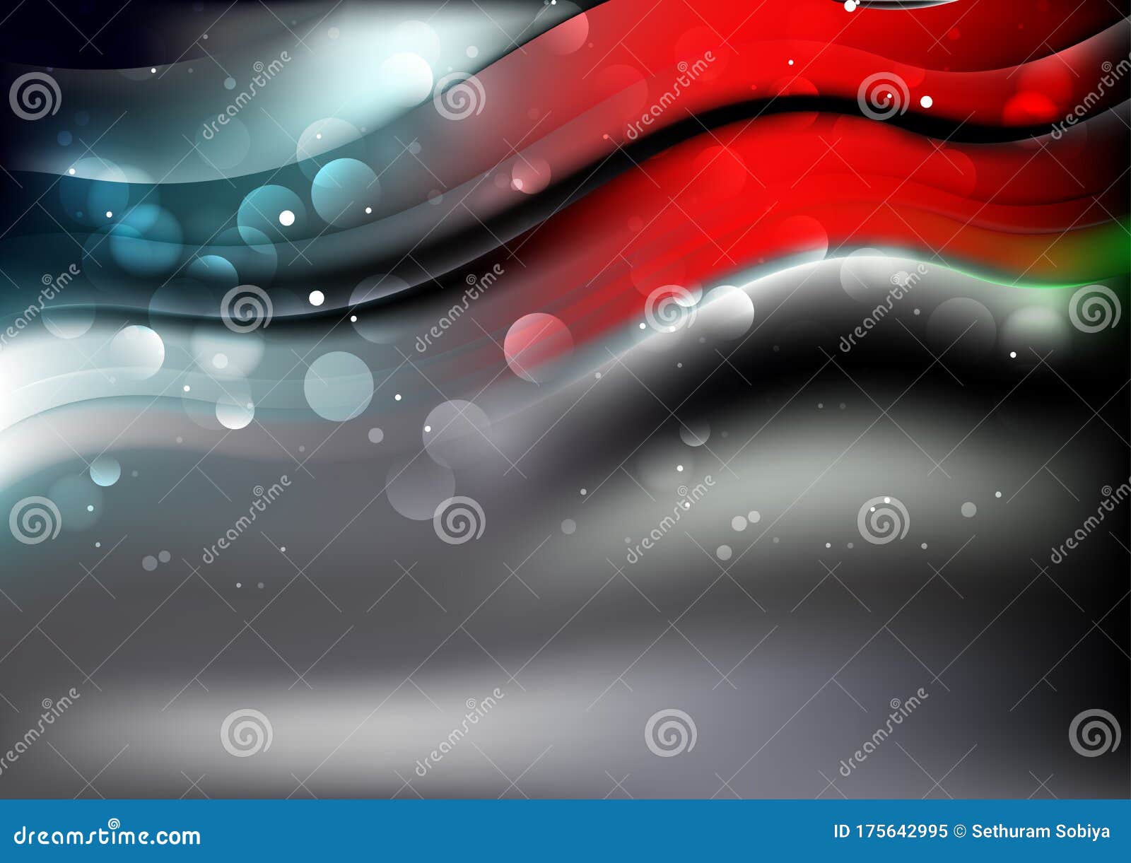 Red Water Abstract Background Vector Illustration Design Stock Vector ...