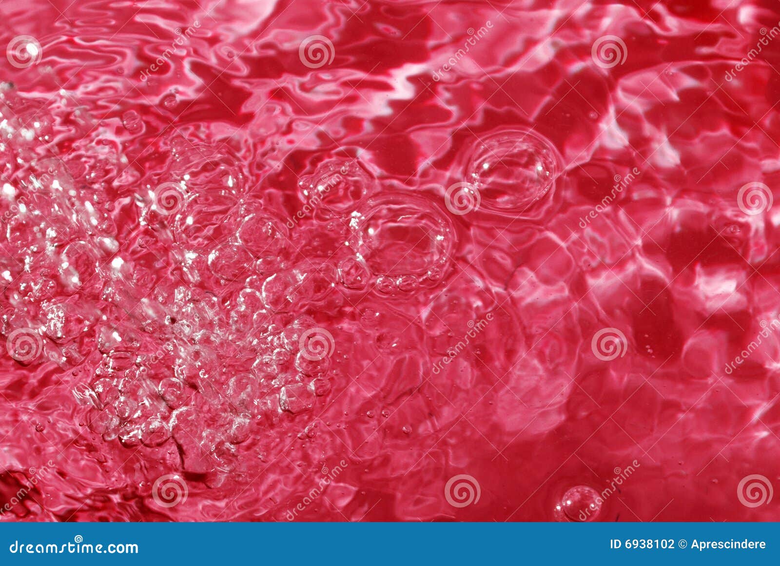 Red water bubbles stock photo. Image of background, crystal - 6938102