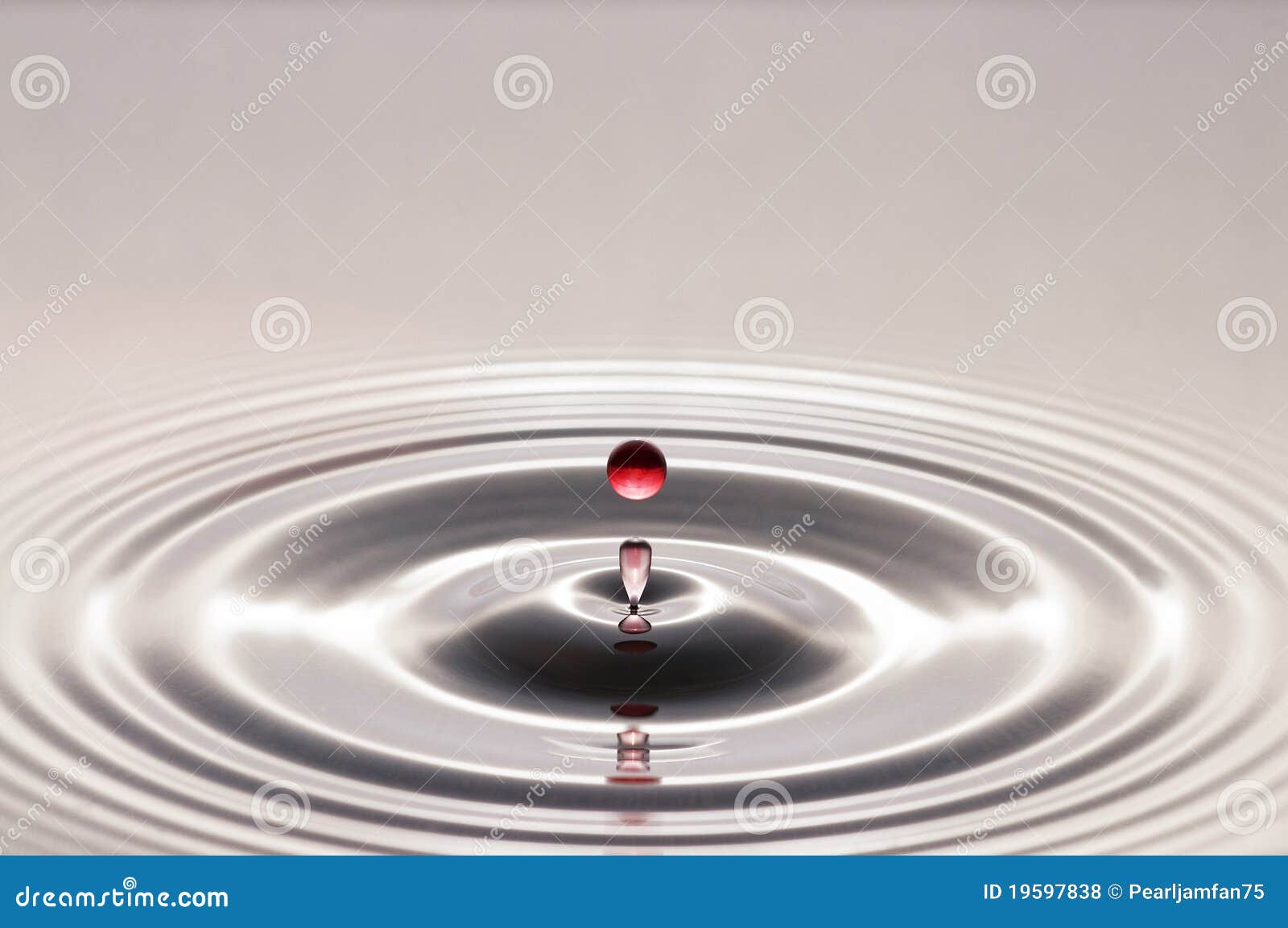 Red water drop stock photo. Image of beautiful, form - 19597838