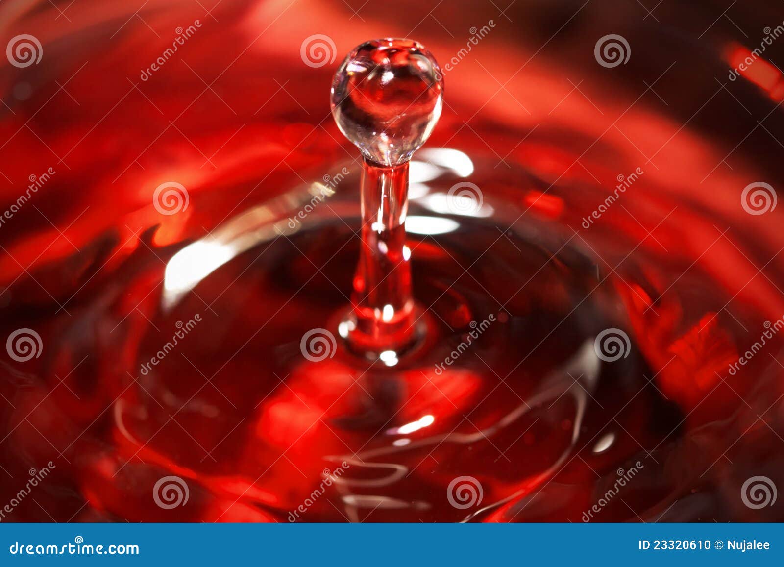 Red water drop stock photo. Image of beauty, energy, cool - 23320610