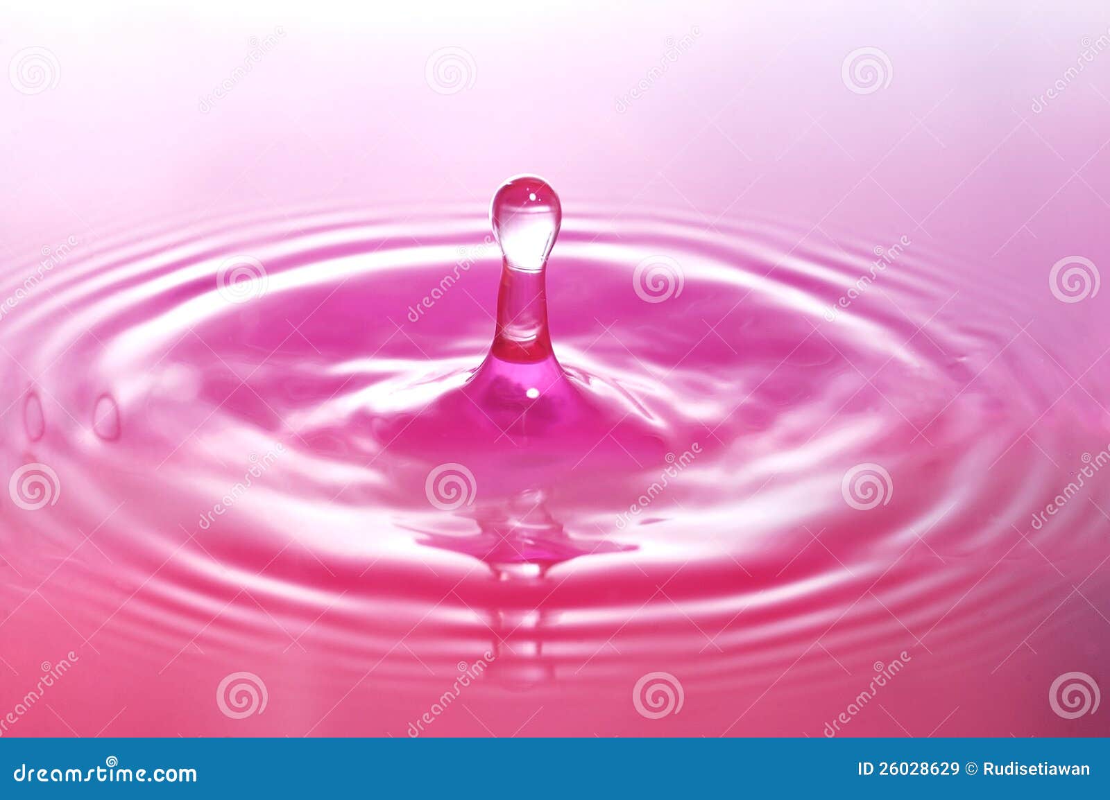 Red water drop stock image. Image of bubble, falling - 26028629