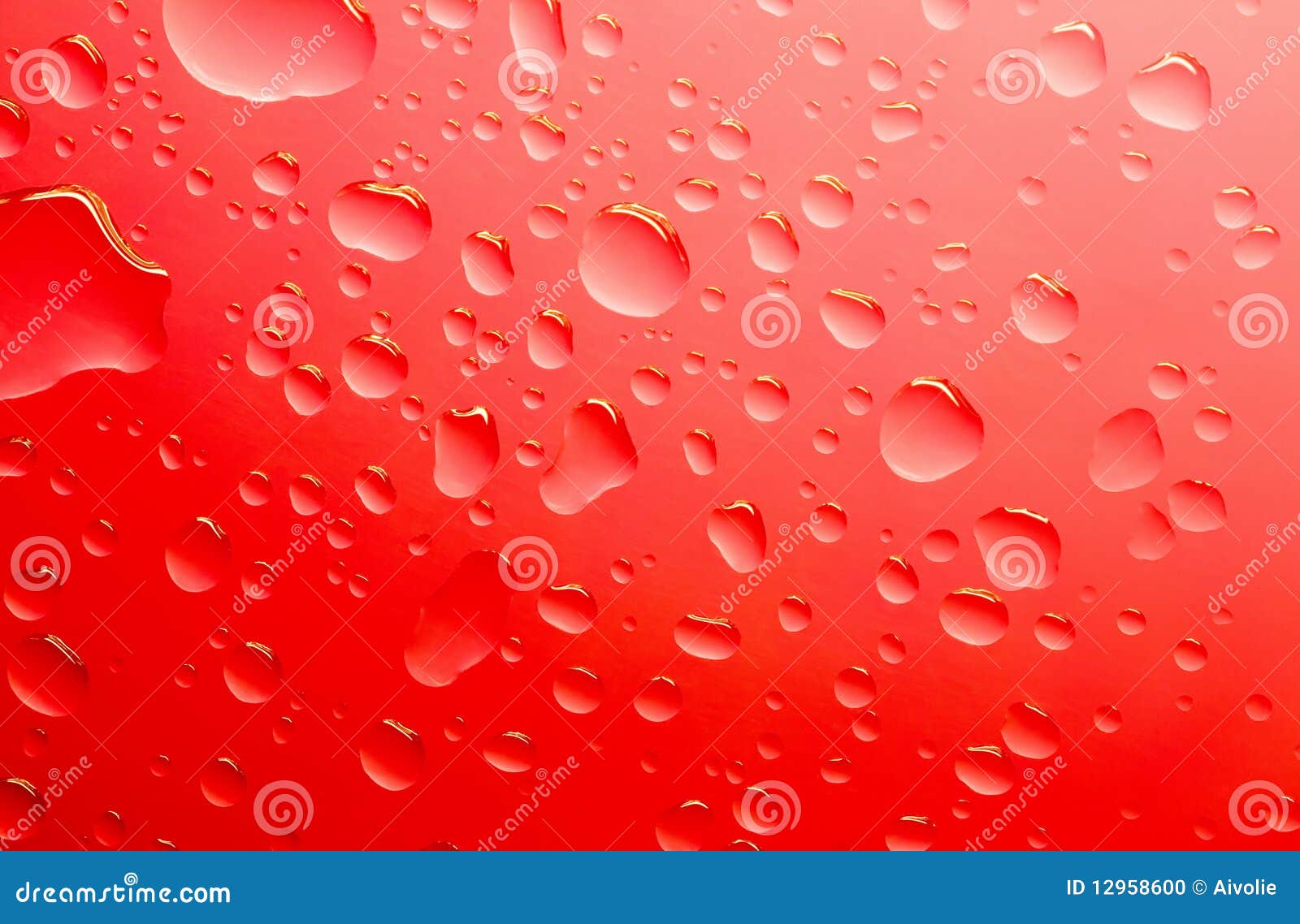 Red water drops stock photo. Image of circle, abstraction - 12958600