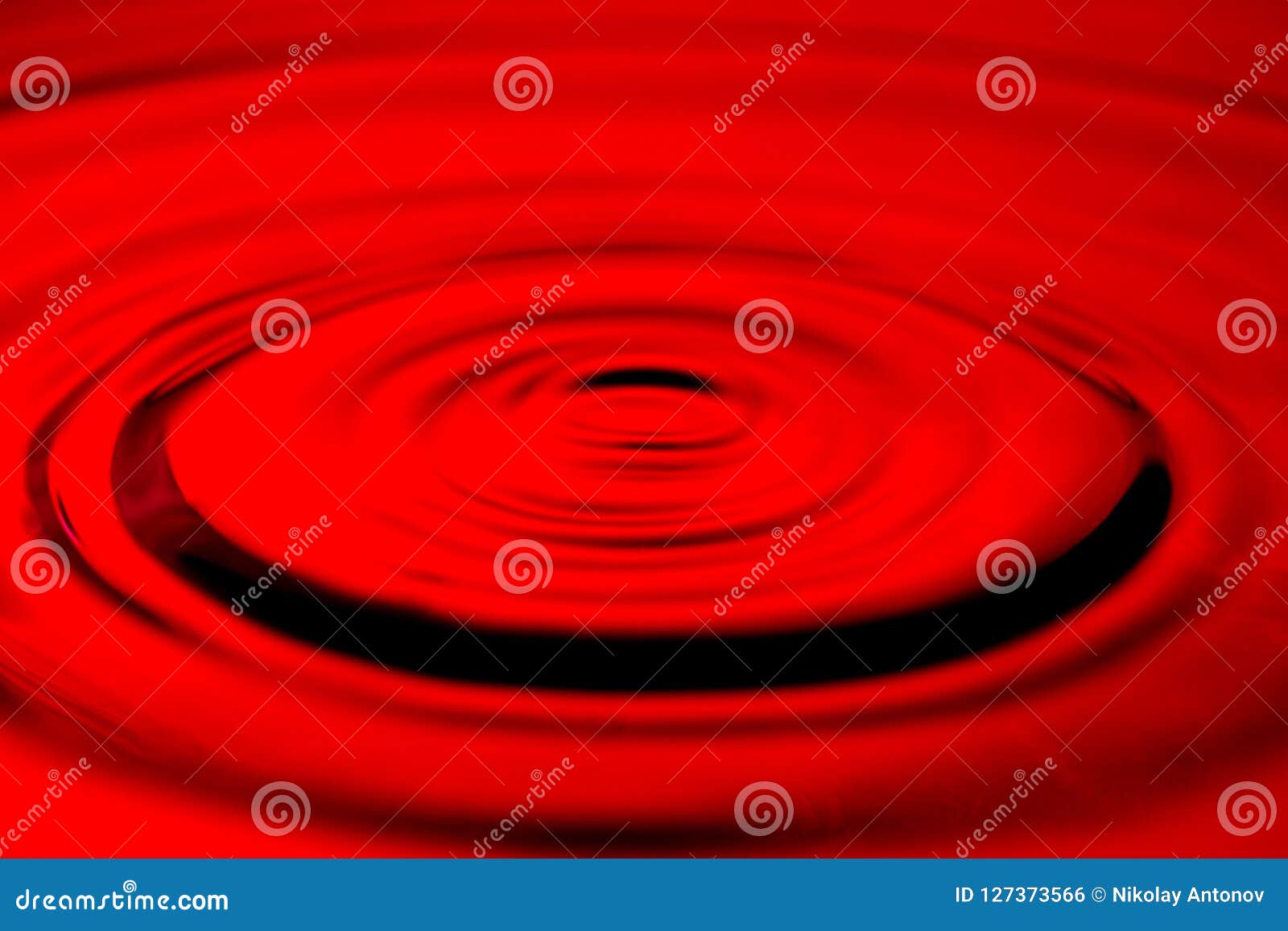 Red Water Rippled Texture. Abstract Natural Background. Water Ripples ...