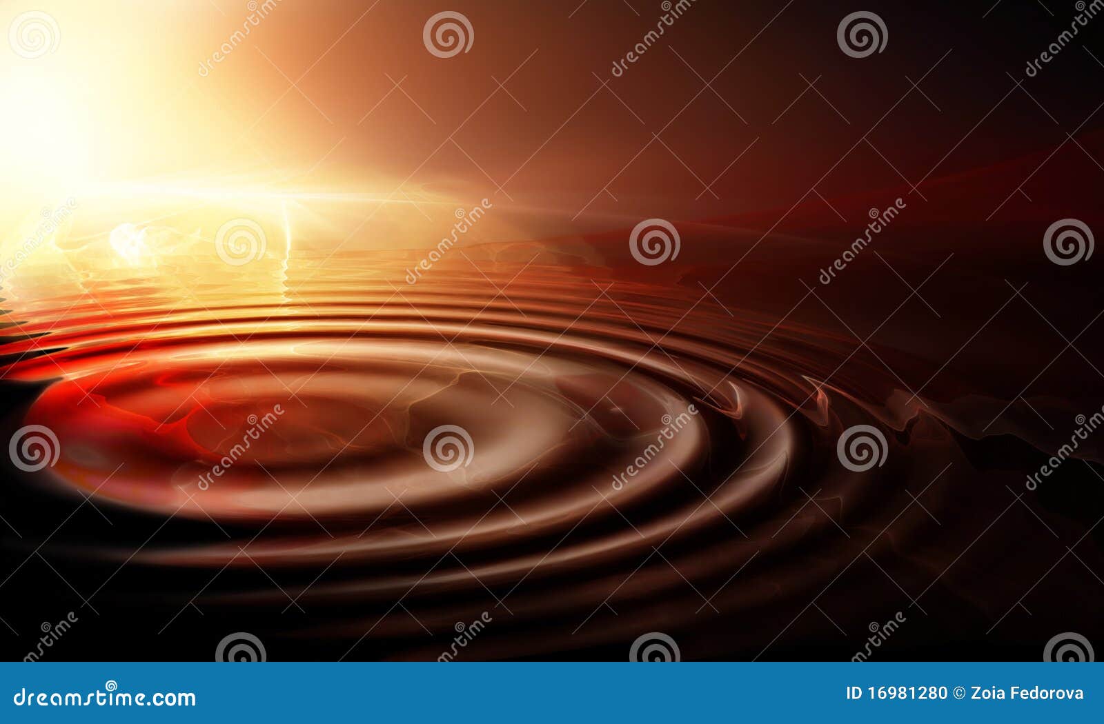 Red water ripples stock photo. Image of environment, motion - 16981280