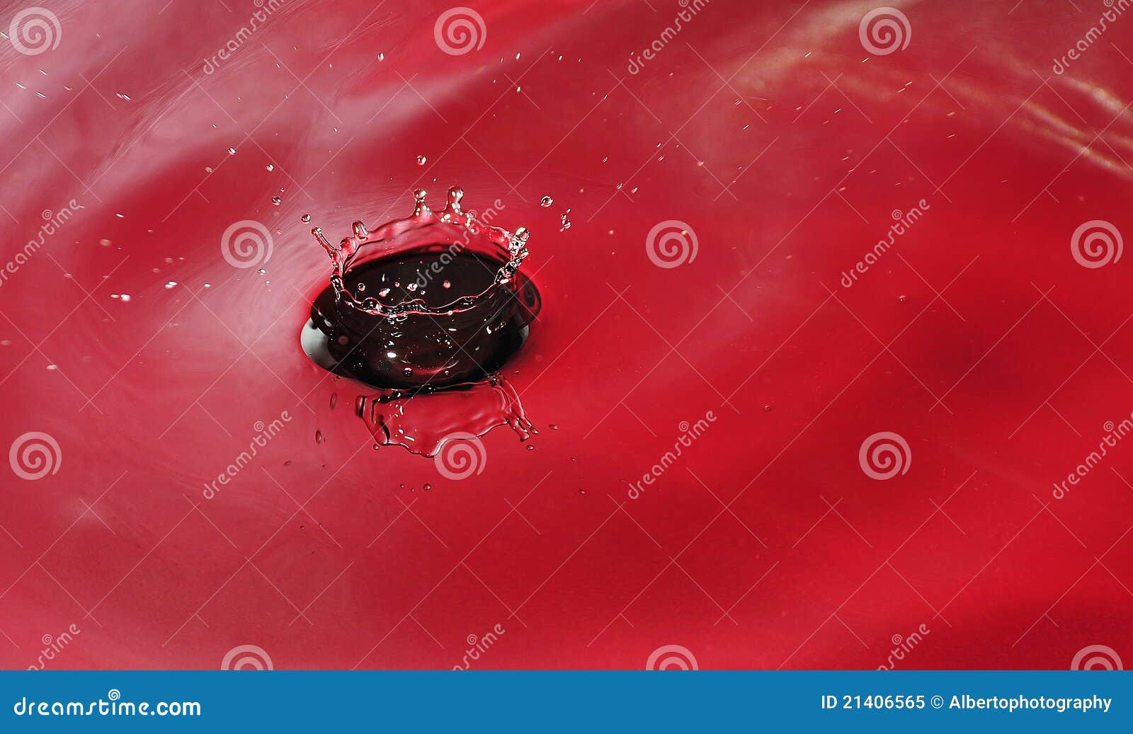Red Water Splash stock image. Image of drop, drink, black - 21406565