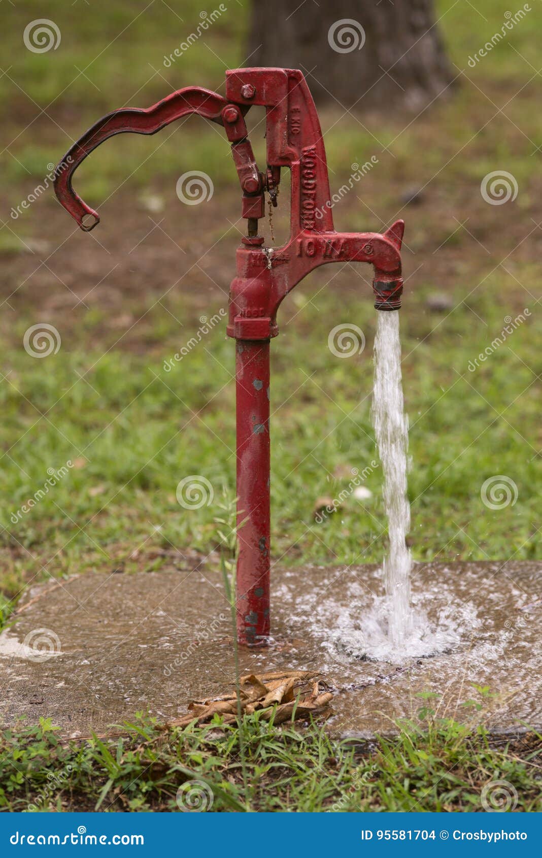 Red Water Spout Stock Photo | CartoonDealer.com #95581704