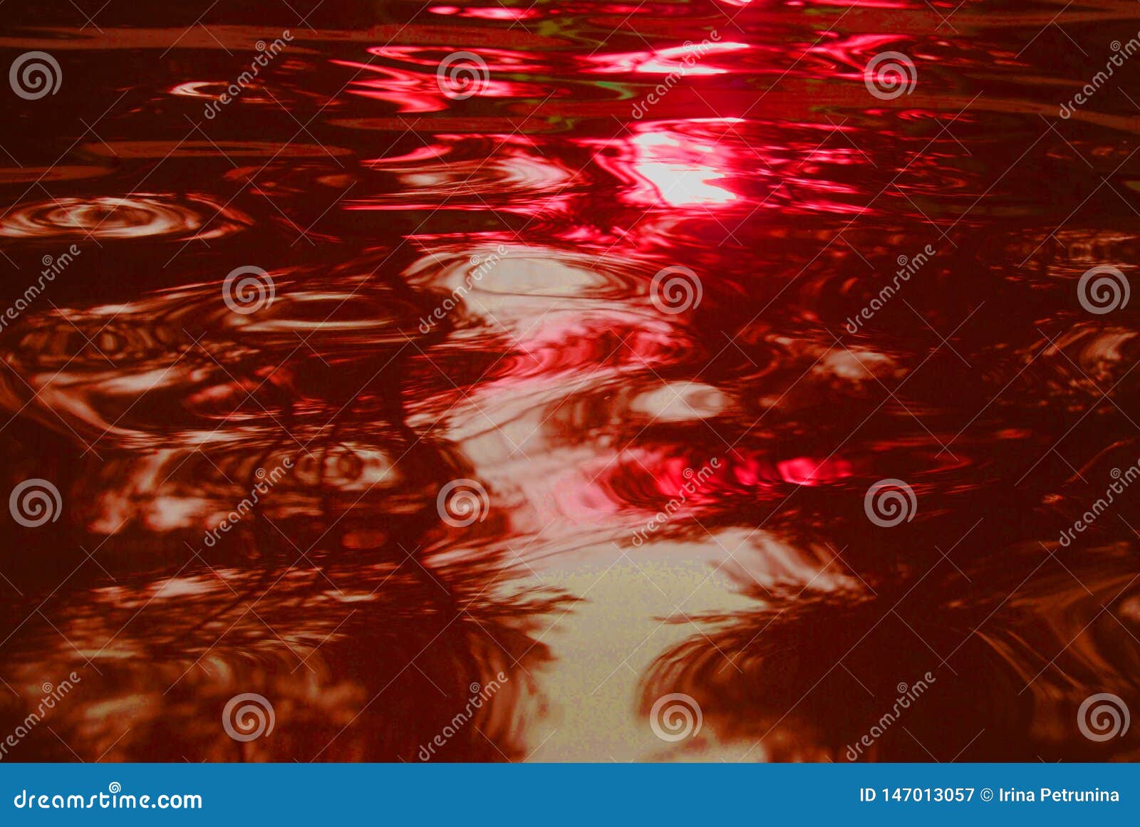 Red Water Texture Background Stock Image - Image of seamless, water ...