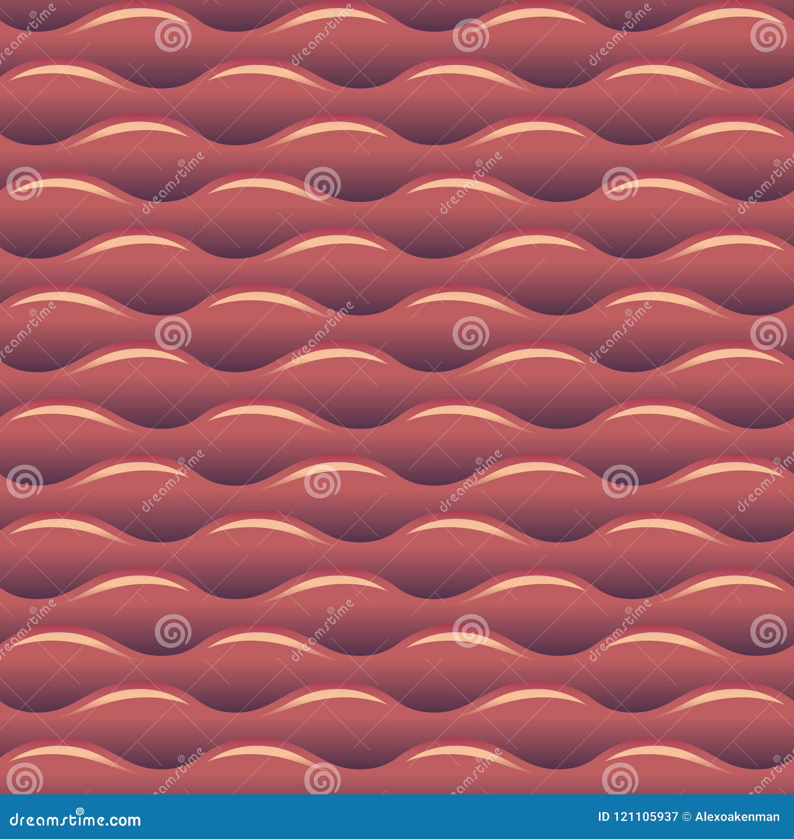 Red Water Waves Seamless Vector Background Texture Stock Vector ...