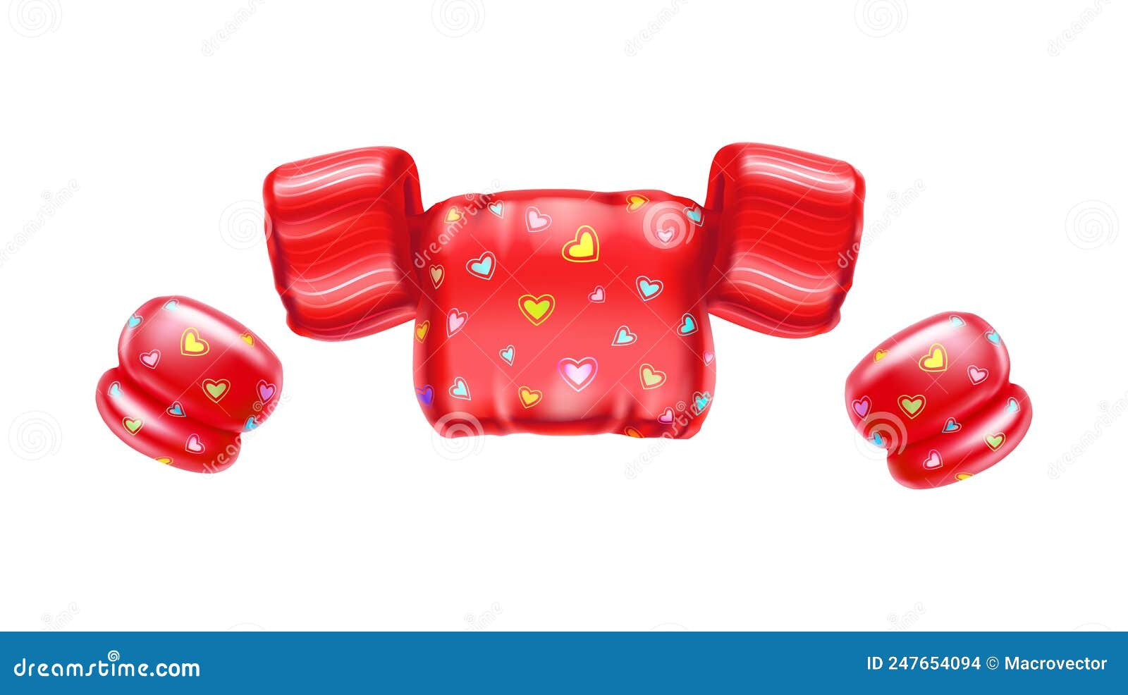 Red Water Wings Composition Stock Vector - Illustration of device, wave ...