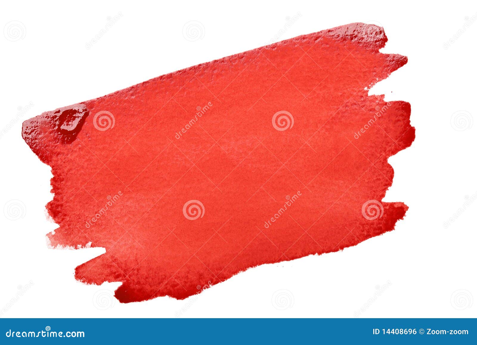 Red Watercolor Brush Strokes Stock Illustration - Illustration of stain ...