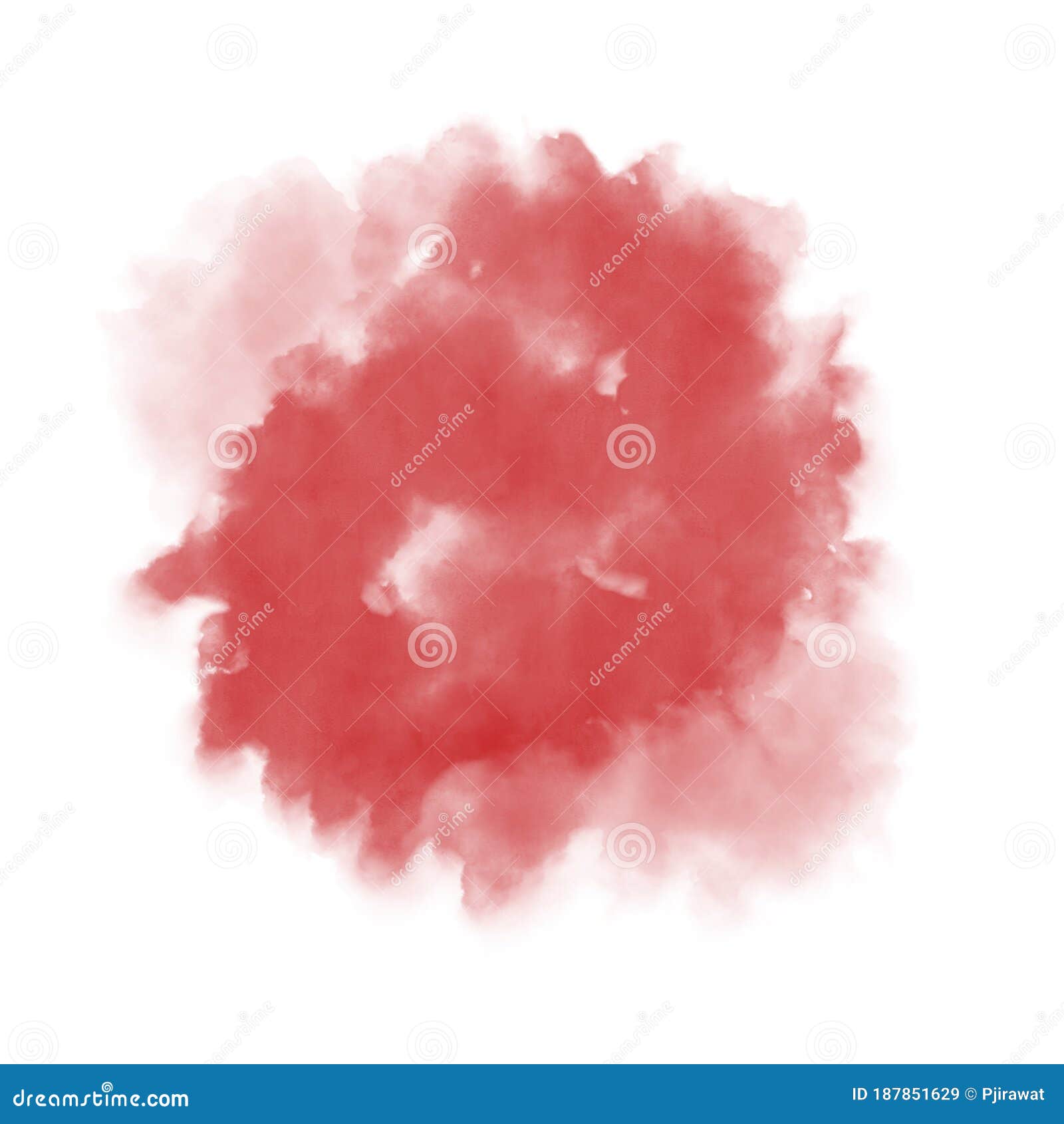 Red Watercolor Brush Strokes Background Stock Illustration ...