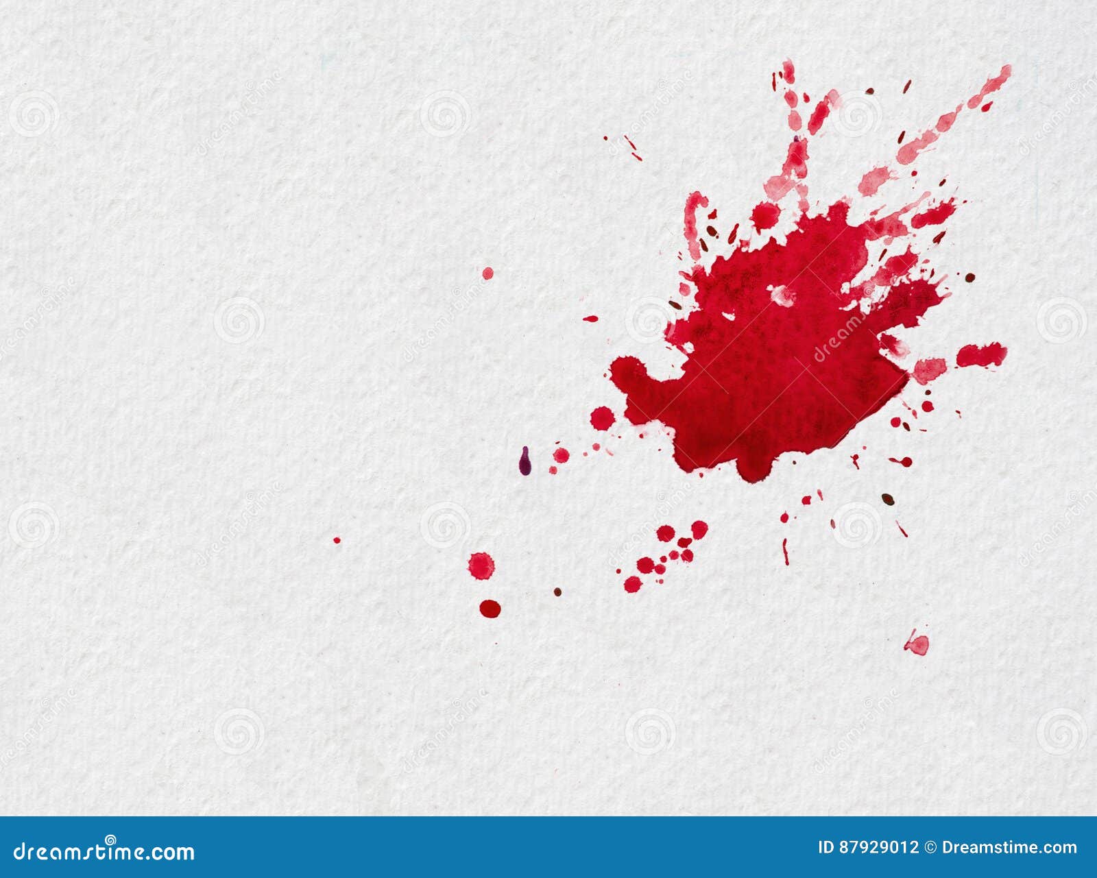 Red watercolor splash stock illustration. Illustration of splatter ...