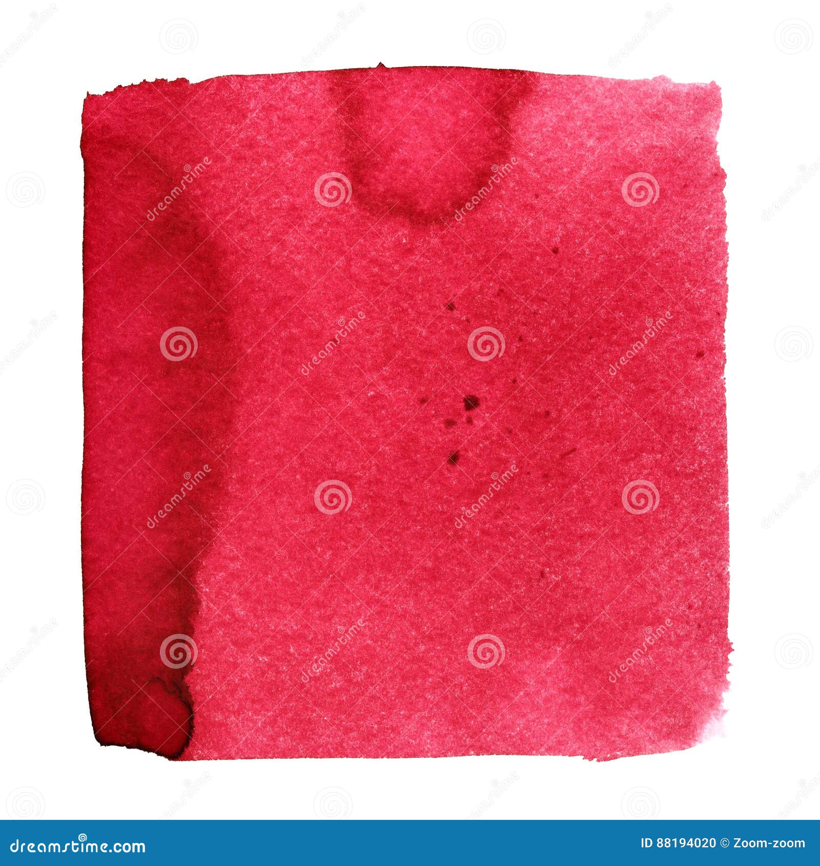 Red watercolor square stock illustration. Illustration of abstract ...