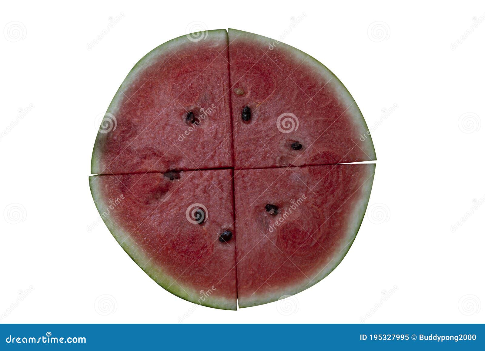 Red Watermelon Closeup Focus Isolated White Background Stock Image ...