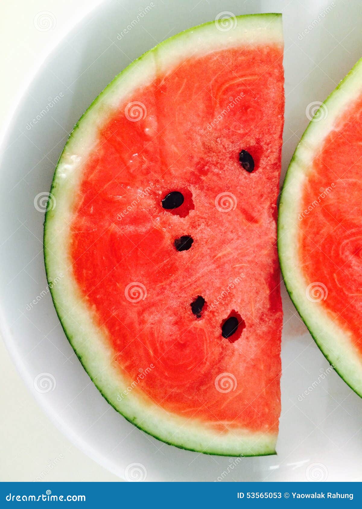 Red watermelon stock illustration. Illustration of fruits - 53565053