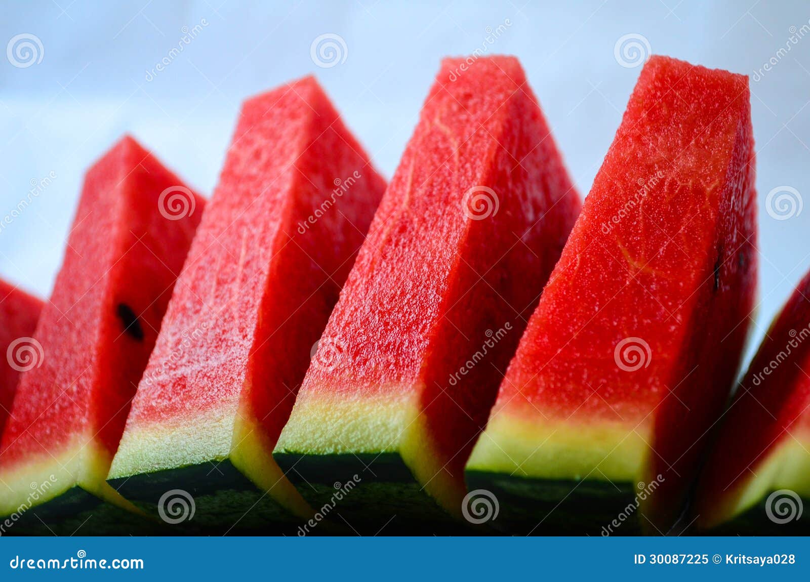 Slices of red watermelon stock image. Image of freshness - 30087225