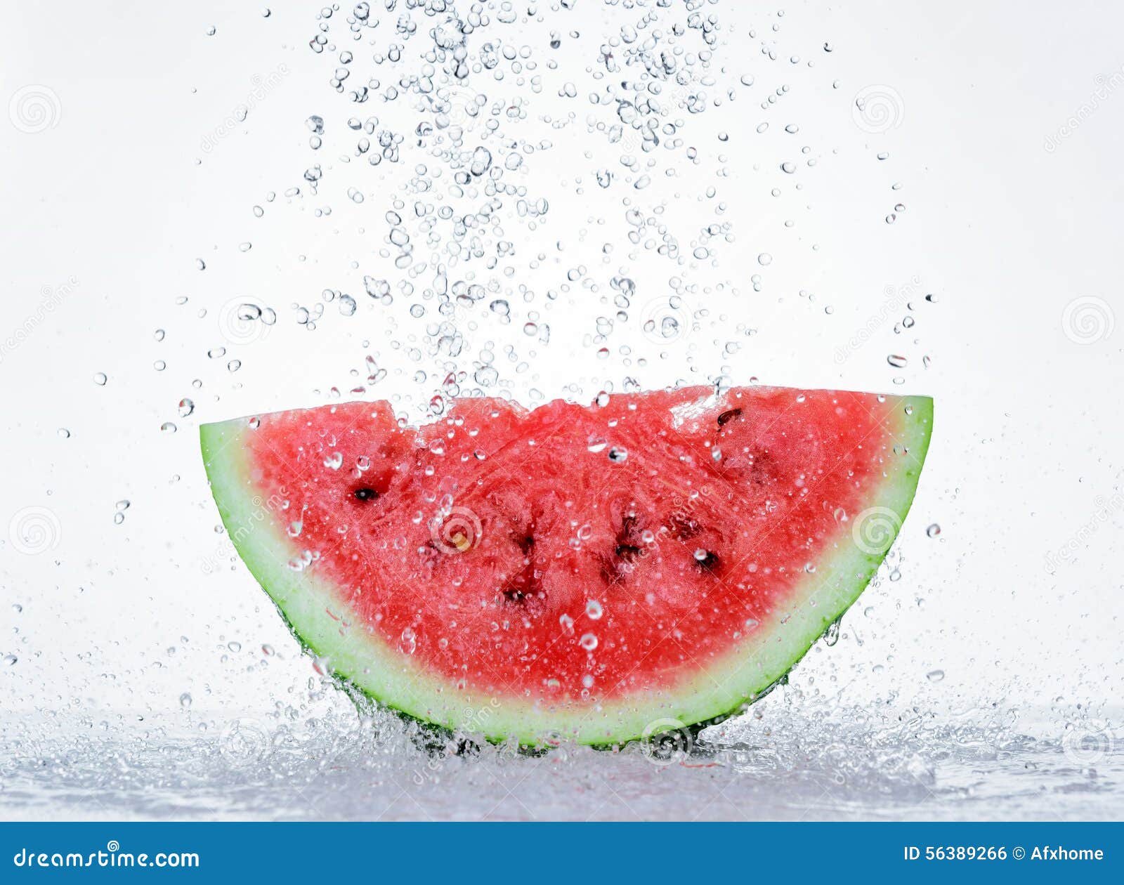 Red Watermelon with Splash of Water Stock Photo - Image of water ...