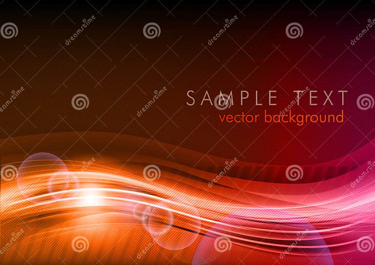 Red wave stock vector. Illustration of eps10, bright - 25107864