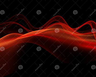 Red wave stock illustration. Illustration of music, design - 8699856