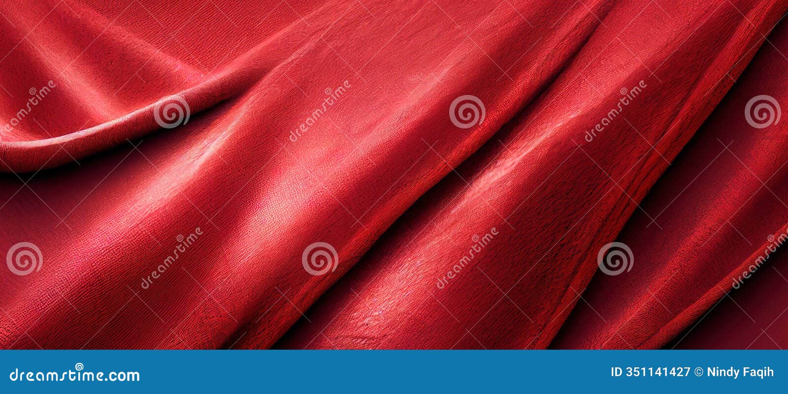 Red Wave Cloth Texture Background Stock Illustration - Illustration of ...
