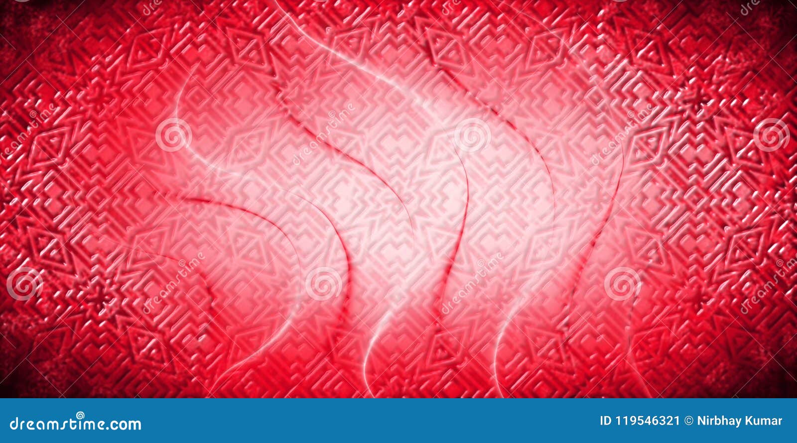 Red Wave Geometrical Pattern Wallpaper Stock Illustration ...