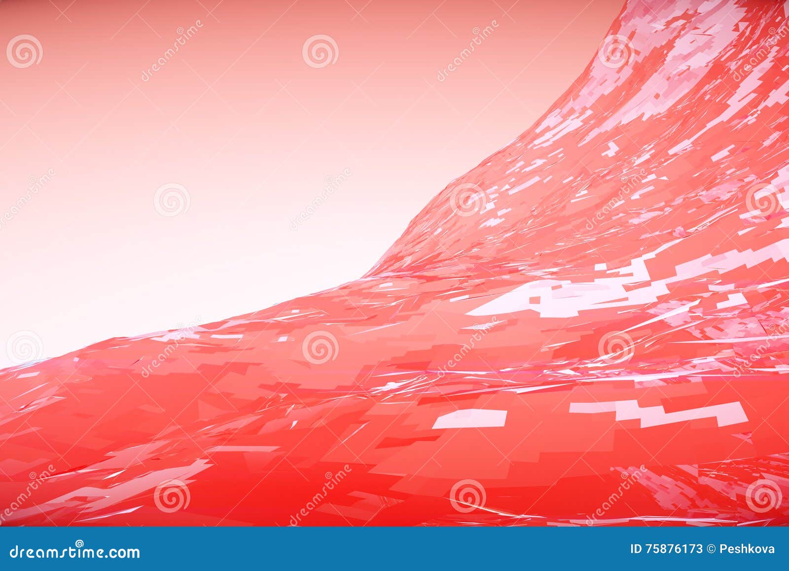 Red wave stock illustration. Illustration of element - 75876173