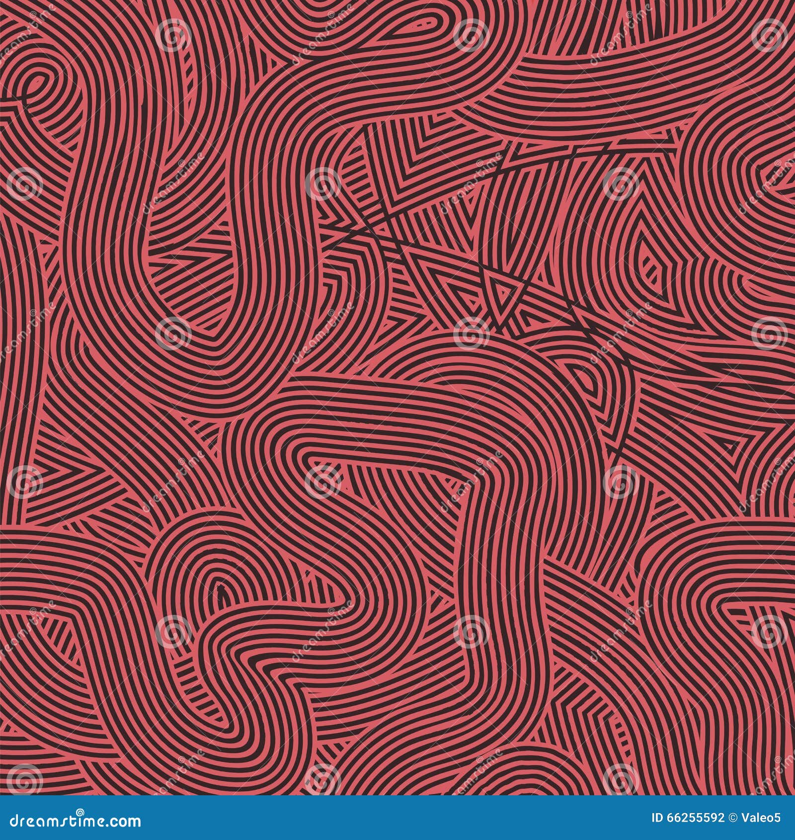 Red Wave Line Pattern stock vector. Illustration of motion - 66255592