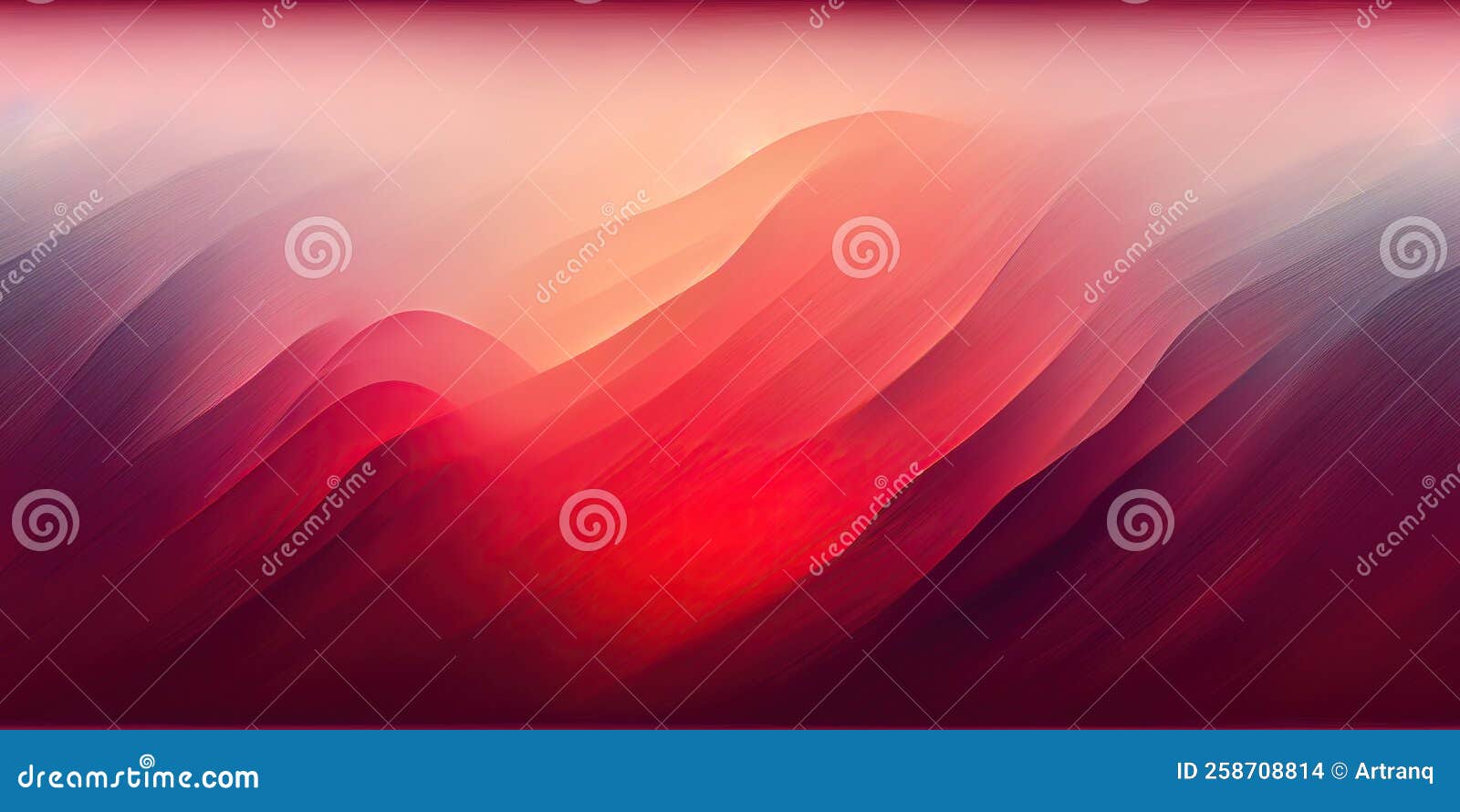 Red Waves in a Smooth Liquid Flow, with a Seamless Texture and a ...