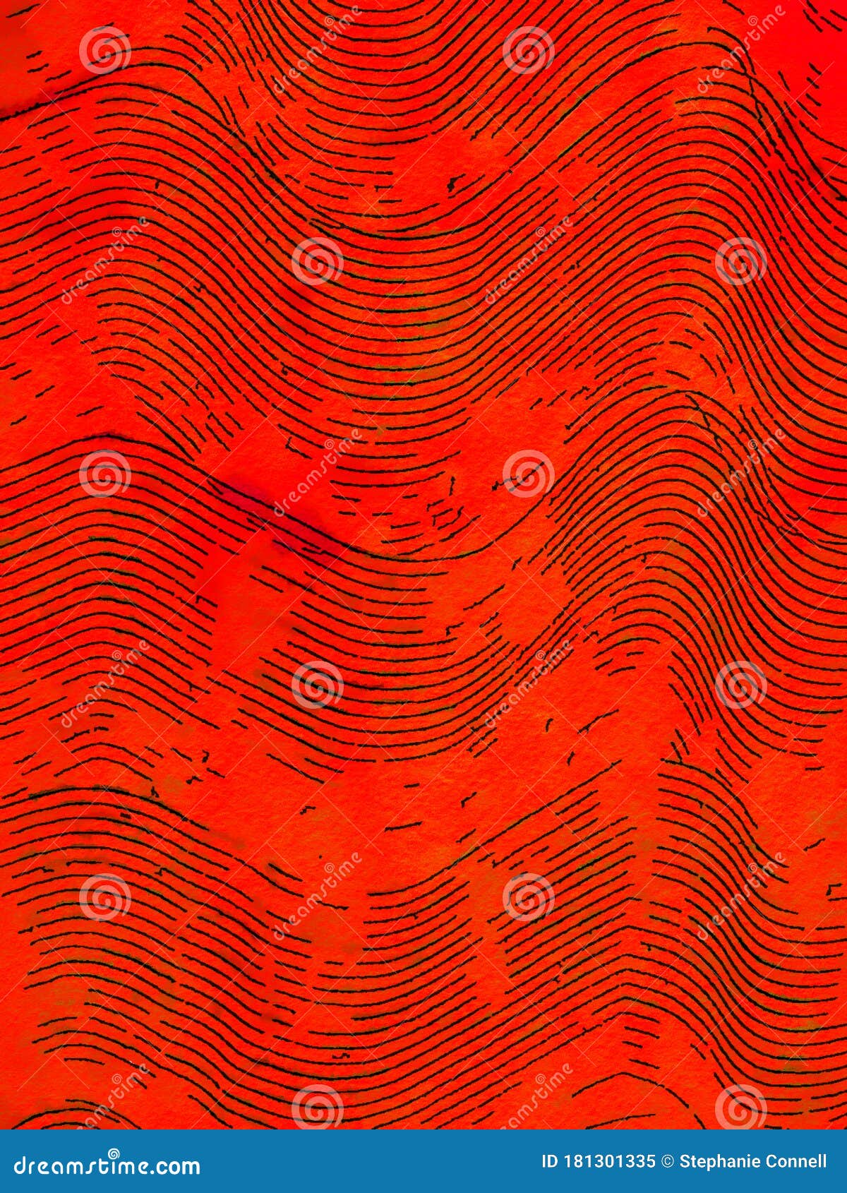 Red Waves, Textured Digital Image, Graphic Design, Clip Art, Textiles ...