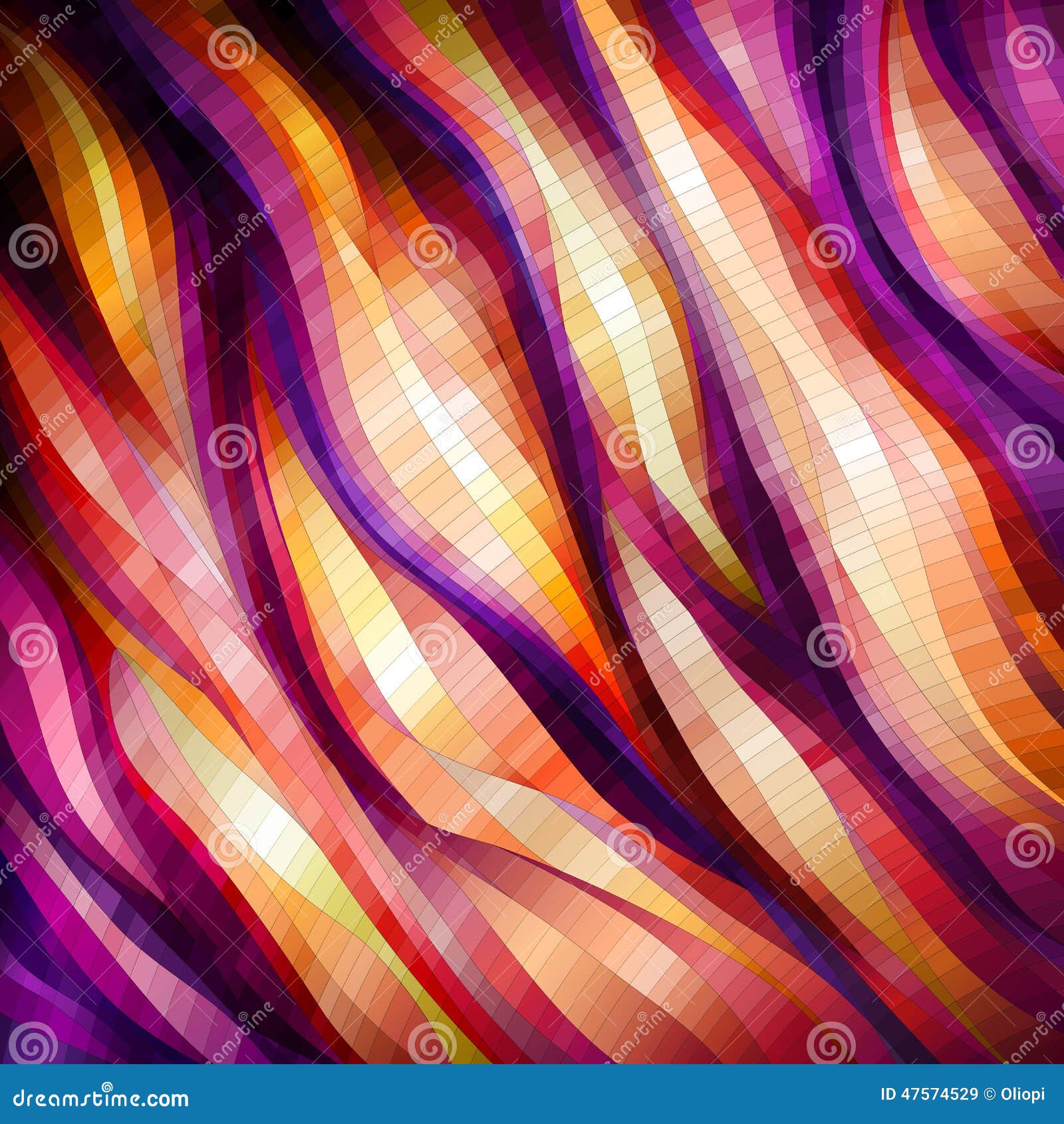 Red Wavy Background stock illustration. Illustration of shiny - 47574529